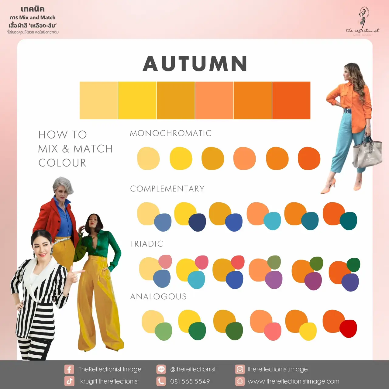 Mix and Match เสื้อผ้าสี ‘เหลือง-ส้ม’ ตามPersonal Colour | แกลเลอรีที่โพสต์โดย KruGift Karima ...