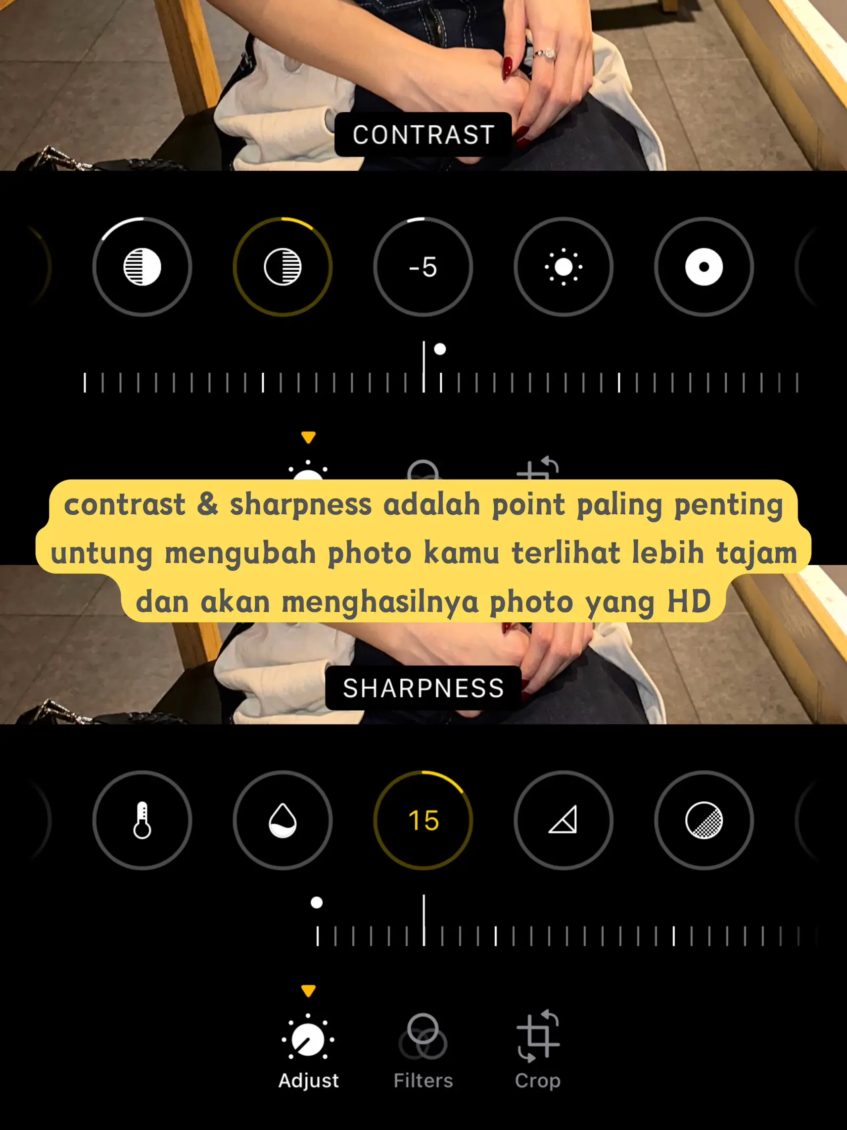 Rahasia Cara Edit Foto Supaya Terlihat HD 🥰 | Galeri diposting oleh ardra | Lemon8