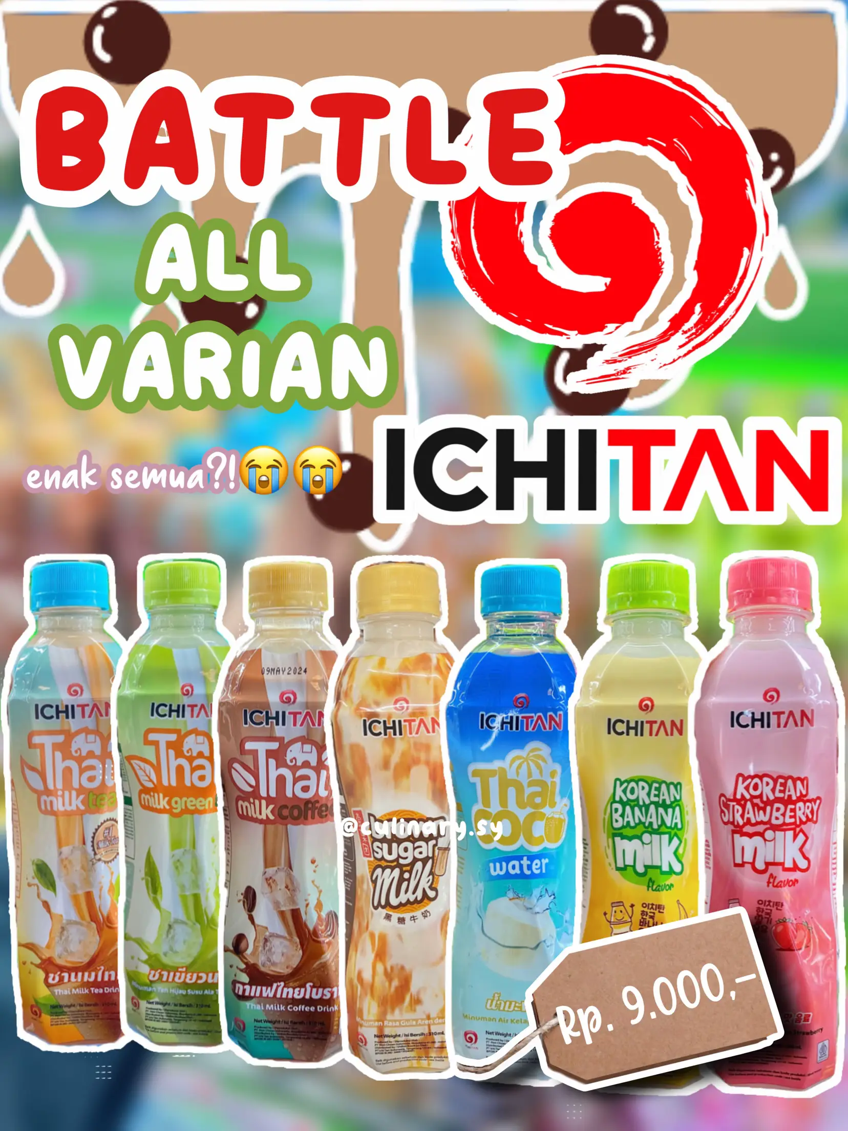BATTLE ALL VARIAN ICHITAN‼️ VERSI KALIAN YANG MANA | Galeri diposting oleh culinary.sy | Lemon8