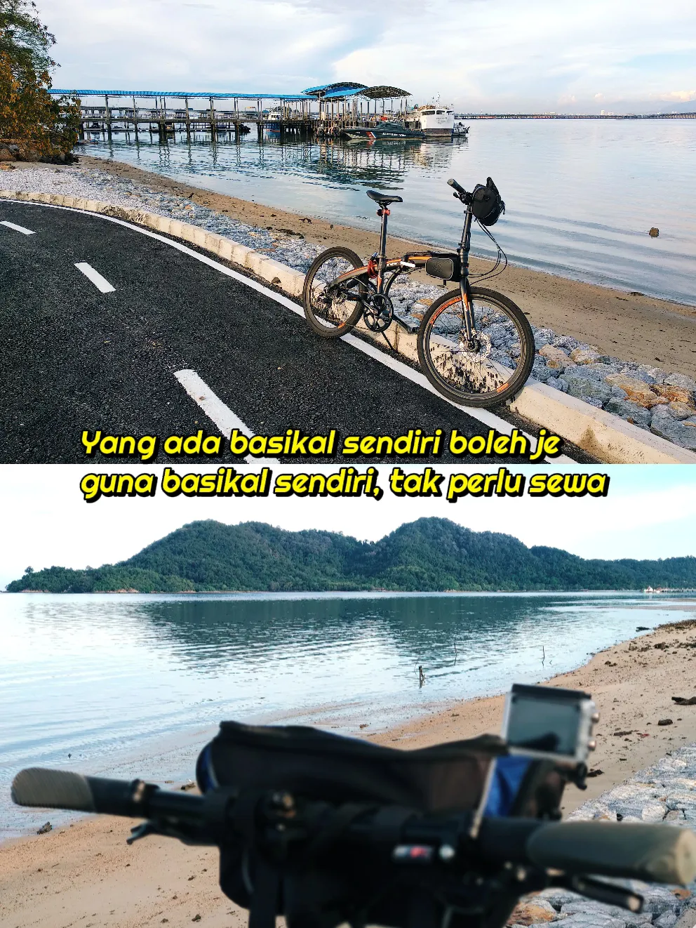 Sewa Basikal RM5 Sehari Ronda Pantai di Penang? 🚲 | Galeri disiarkan oleh Hazwan Hafiz | Lemon8