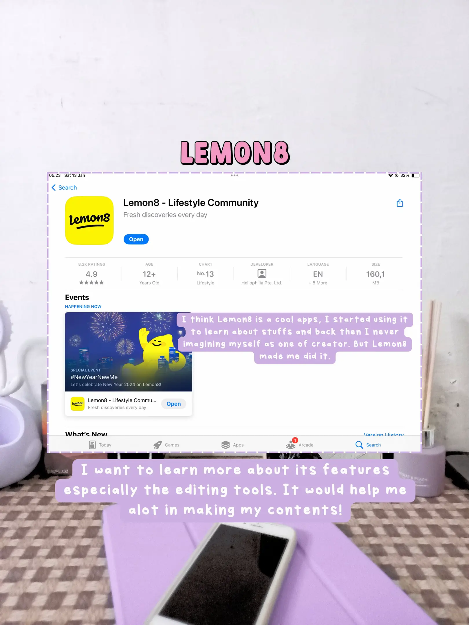 Lemon8 Web - Carian Lemon8