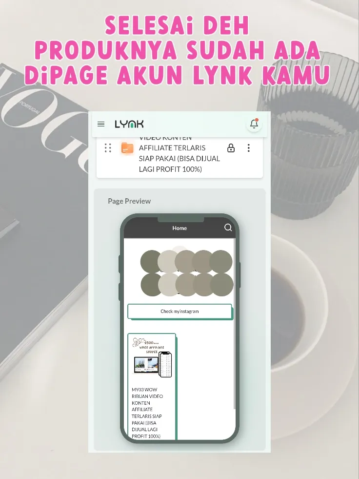 Tutorial Affiliate LYNK.ID | Galeri diposting oleh Marda_yana | Lemon8