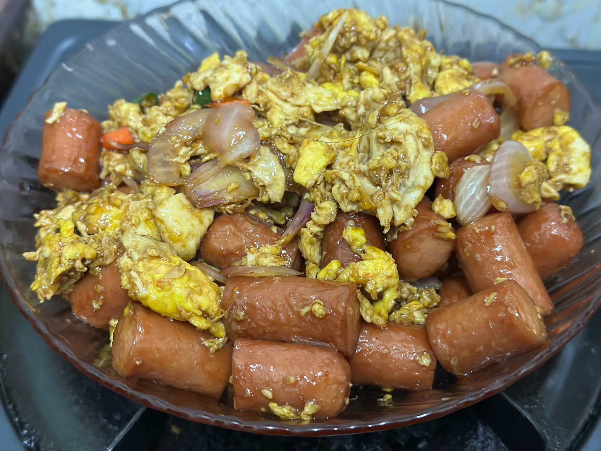 Trying recipe viral sosej with eggs buh dlm roti | Galeri disiarkan ...