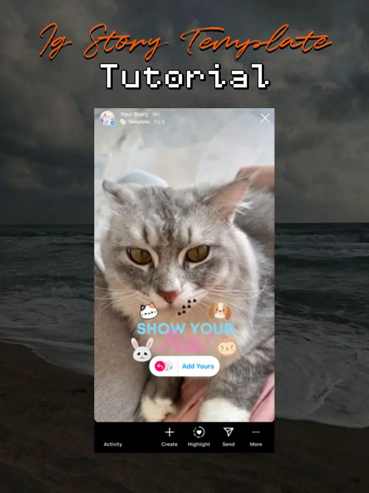 HOW TO | Ig Story Template 📸 | Galeri disiarkan oleh Faezah Amit | Lemon8