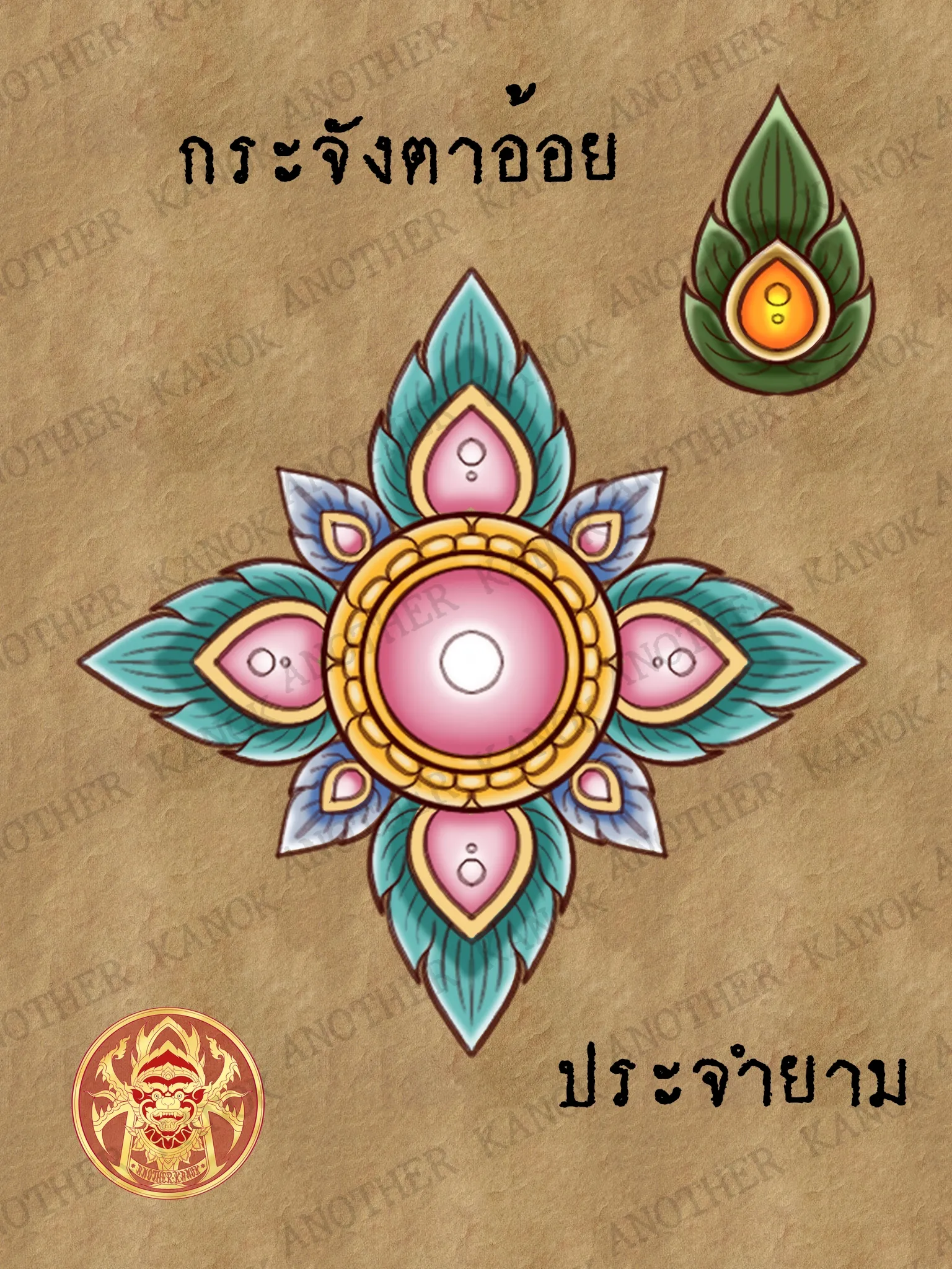 แบ่งปัน วิธีวาดลายไทย 1 (สไตล์คนสอนคนไม่เป็นครับ) | แกลเลอรีที่โพสต์โดย Another Kanok | Lemon8