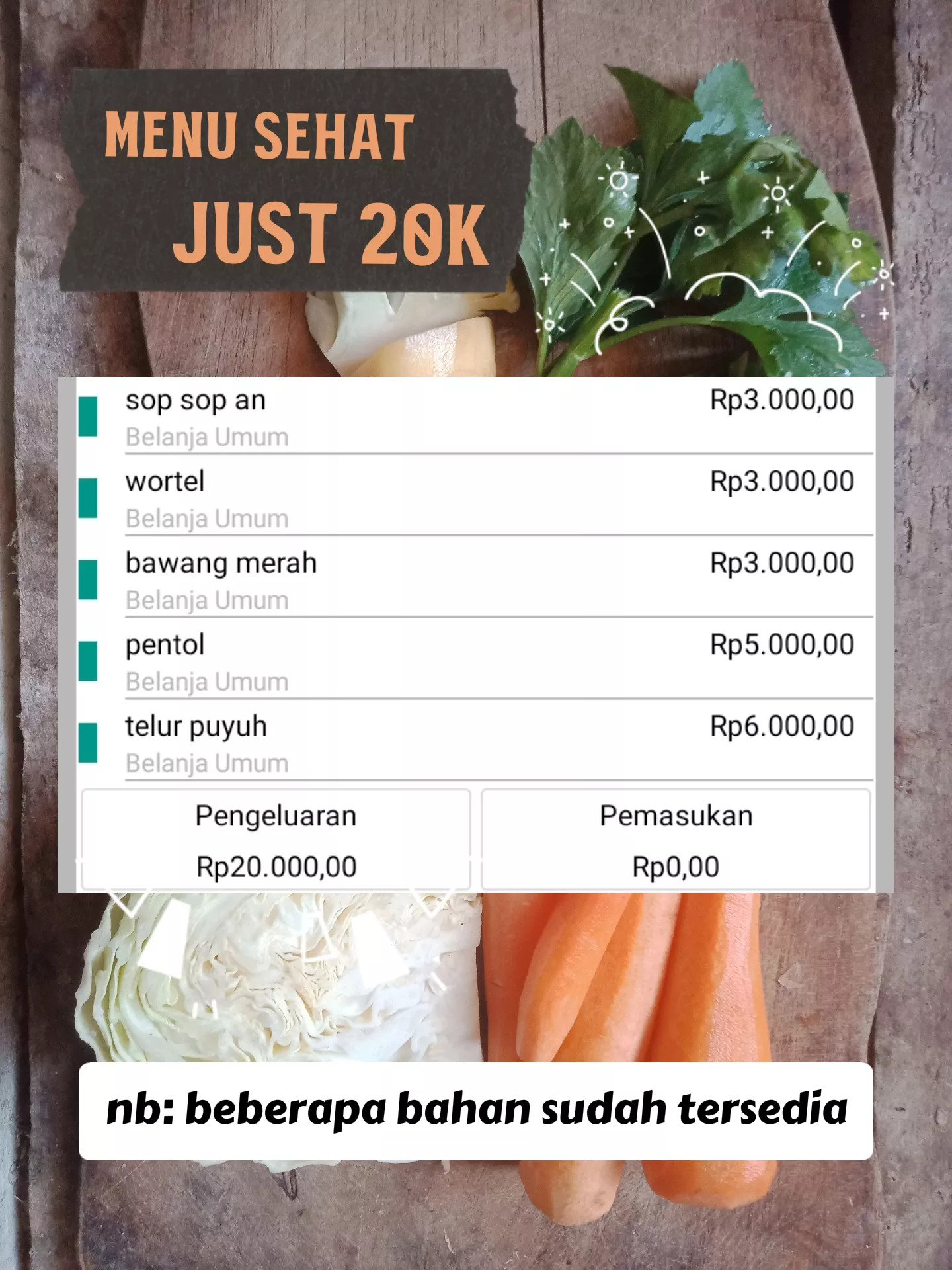 Masak Sop Sat Set! ANTI RIBET! | Galeri diposting oleh Ibu Devan | Lemon8