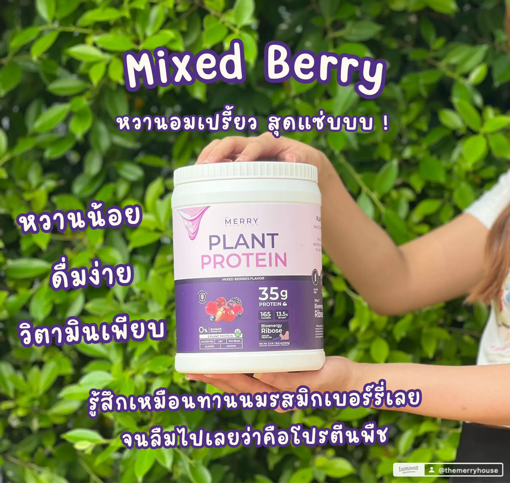 ยกขบวนโปรตีนพืชจากแบรนด์ Merry | แกลเลอรีที่โพสต์โดย The Merry house | Lemon8