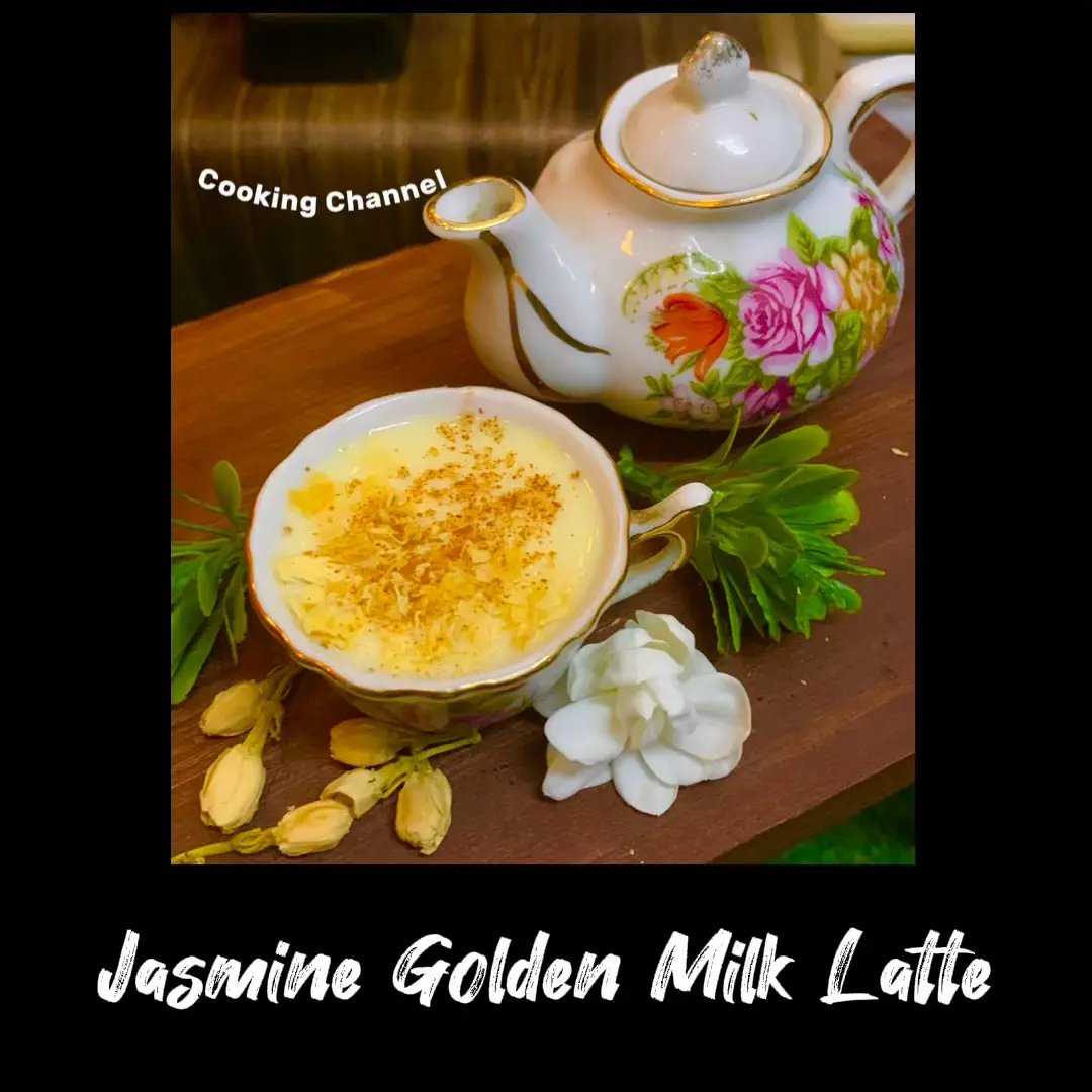 Jasmine Golden Milk Latte | Video diterbitkan oleh BSRC Miniature | Lemon8