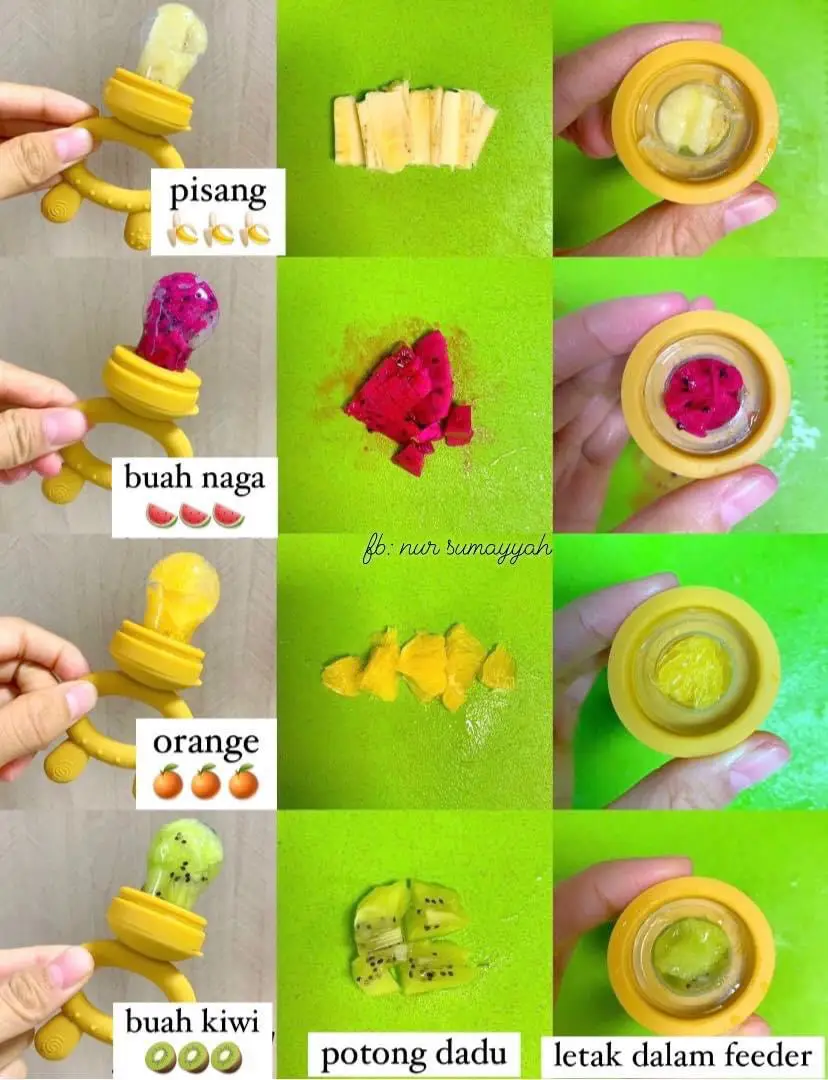 Idea Menu Buah Untuk Anak 6Bulan Keatas | Galeri disiarkan oleh ...