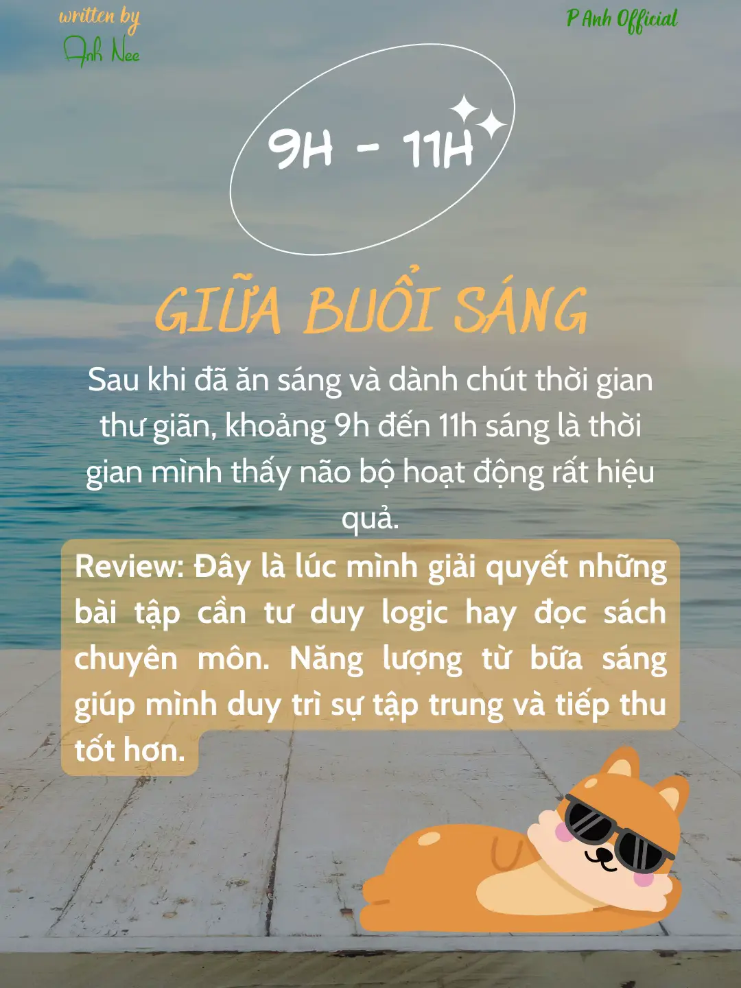 4 khung giờ VÀNG để học tập ít mệt mỏi hơn | Bộ sưu tập do P Anh ...