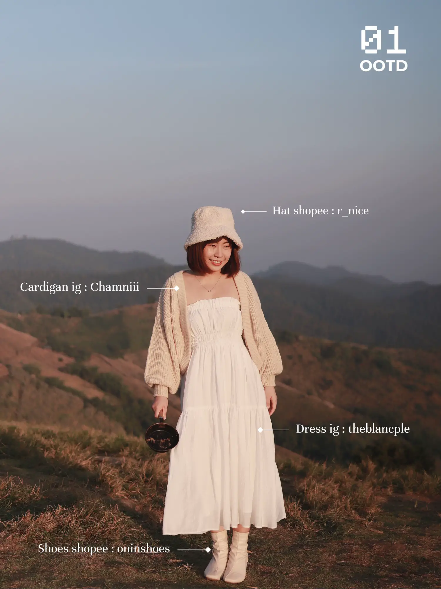 OOTD รวบรวมพิกัดและไอเดียแต่งตัวไปเที่ยวเชียงราย | แกลเลอรีที่โพสต์โดย Toey Mono | Lemon8