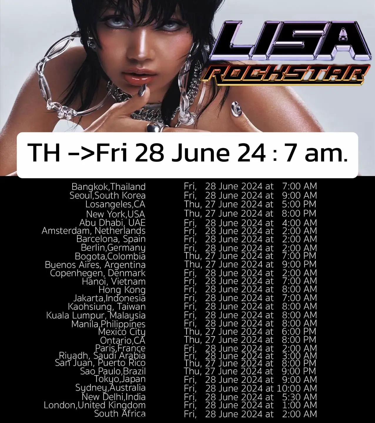 ชวนมาเป็นFC Lisa เตรียมตัวชมMV Rockstar ⭐️ | แกลเลอรีที่โพสต์โดย Mint AT | Lemon8