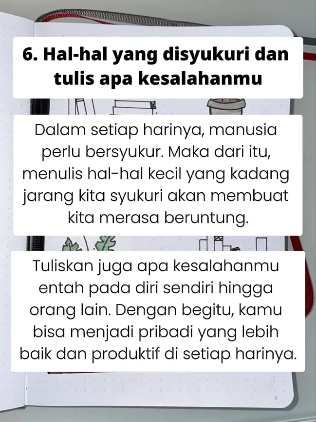 6 HAL UNTUK ISI JURNAL HARIAN KAMU ‼️ | Galeri diposting oleh Indah • | Lemon8