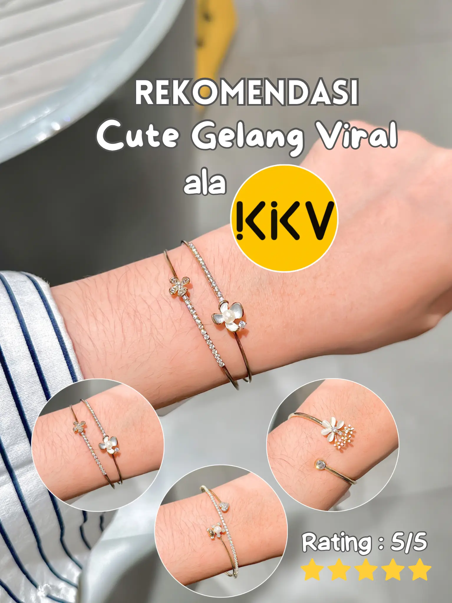 Rekomendasi Gelang Viral di KKV!! | Galeri diposting oleh Diva🦄 | Lemon8