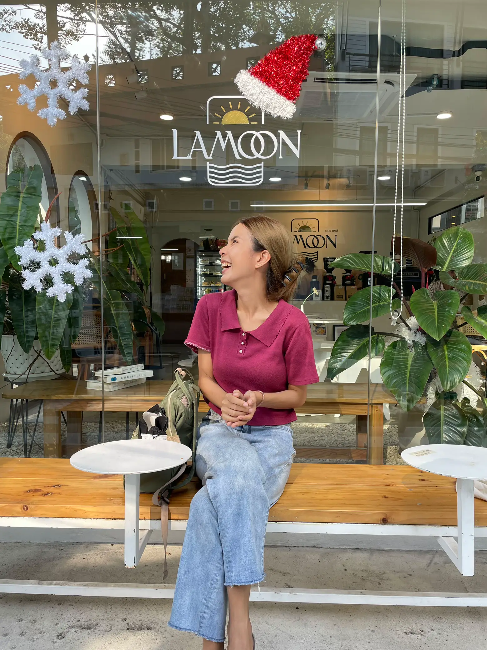 คาเฟ่เกาะเสม็ด LAMOON CAFE' ใกล้ท่าเรือ ร้านน่ารักมาก ☕️ | แกลเลอรีที่โพสต์โดย millymilk ツ | Lemon8