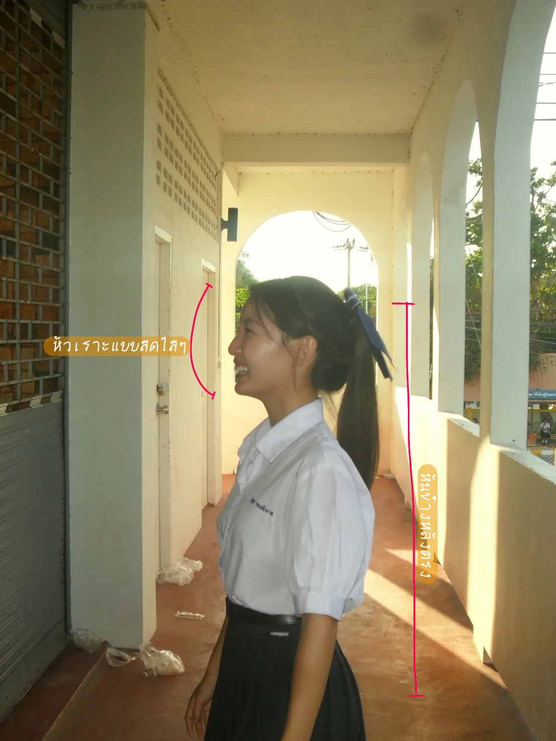 ถ่ายรูปชุดนักเรียน? (high school) | แกลเลอรีที่โพสต์โดย กินกับเกี๊ยว | Lemon8