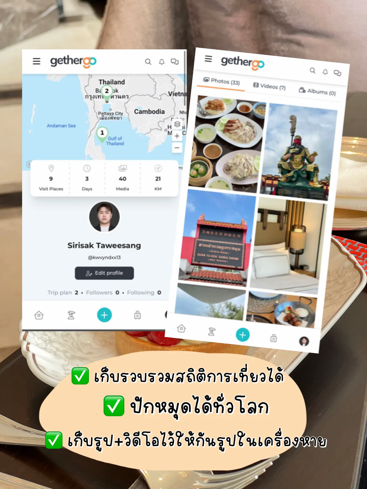 แจกทริค ทำแพลนเที่ยว!! ง่ายมากๆๆ ด้วย gethergo 🚘 ️ | แกลเลอรีที่โพสต์โดย kwvyn | Lemon8