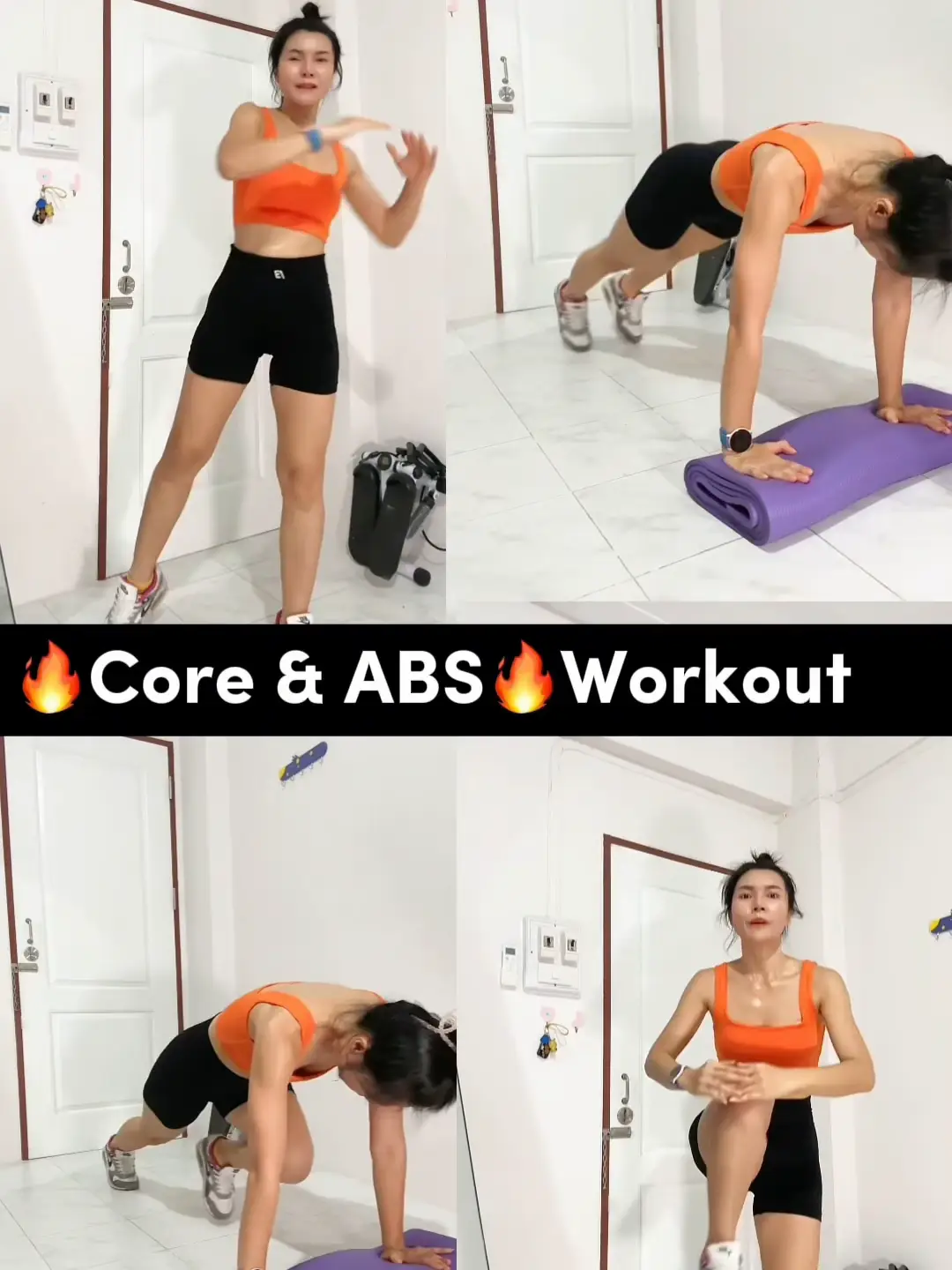 Exercise at home. Build the core and abdominal muscles. | Video ...