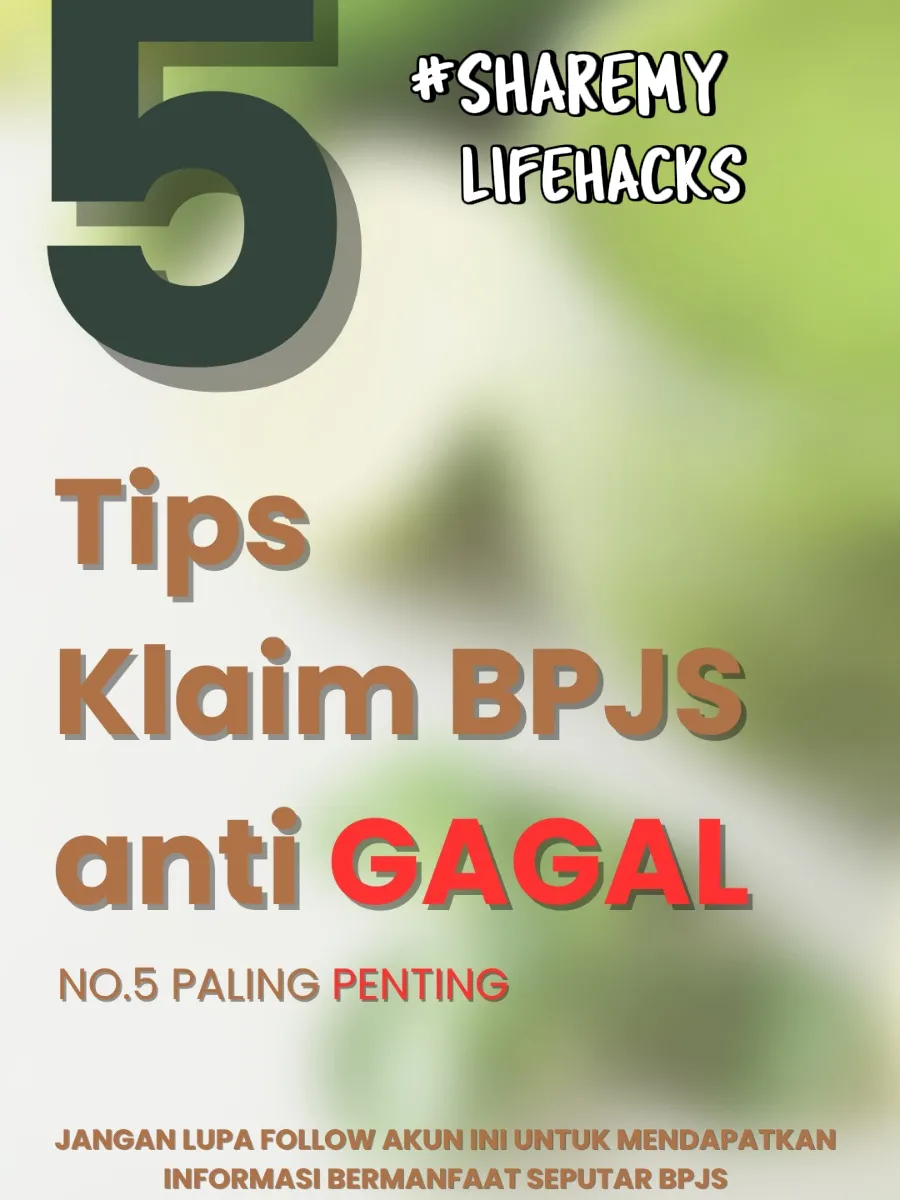 5 tips Klaim BPJS anti GAGAL | Galeri diposting oleh Nanda Adytia.S ...