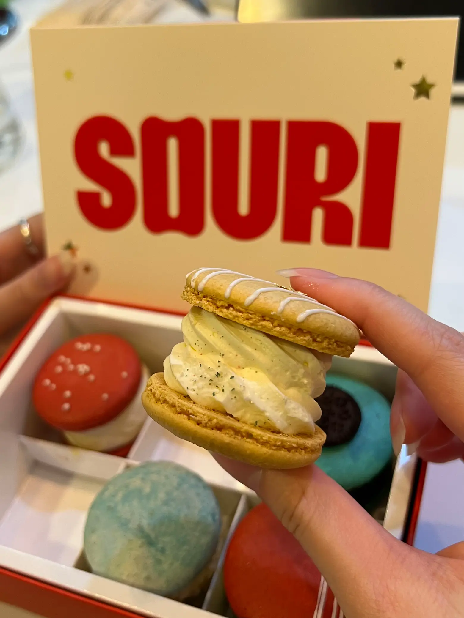 Souri macarons🎅🏼🎄รีวิวตรงๆแบบไม่อวยย!! | แกลเลอรีที่โพสต์โดย mimipmk ...