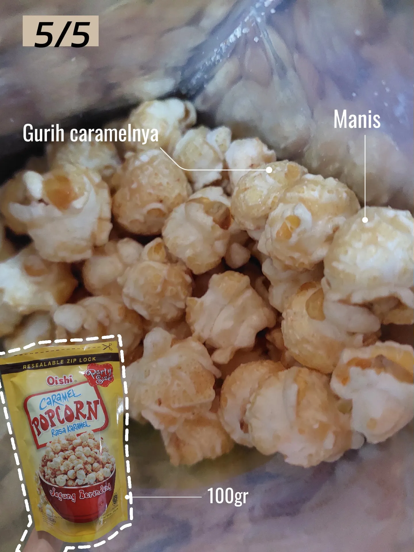 RATING CEMILAN POPCORN CARAMEL, ENAKAN MANA? 🍿 | Diandraが投稿したフォトブック ...