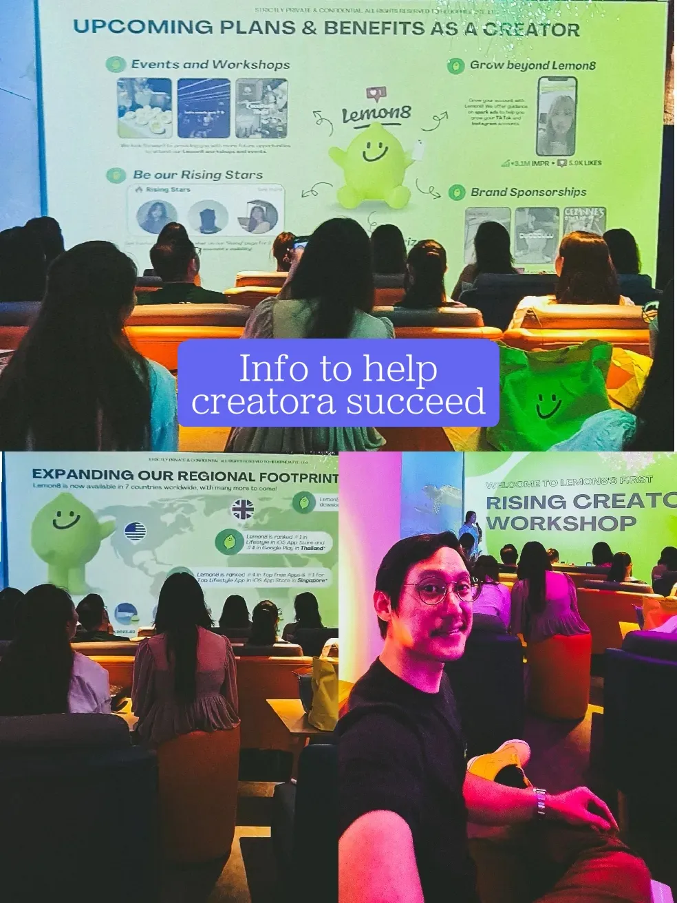 Inside Look: Lemon8 Rising Creator Workshop | แกลเลอรีที่โพสต์โดย uncle chan | Lemon8