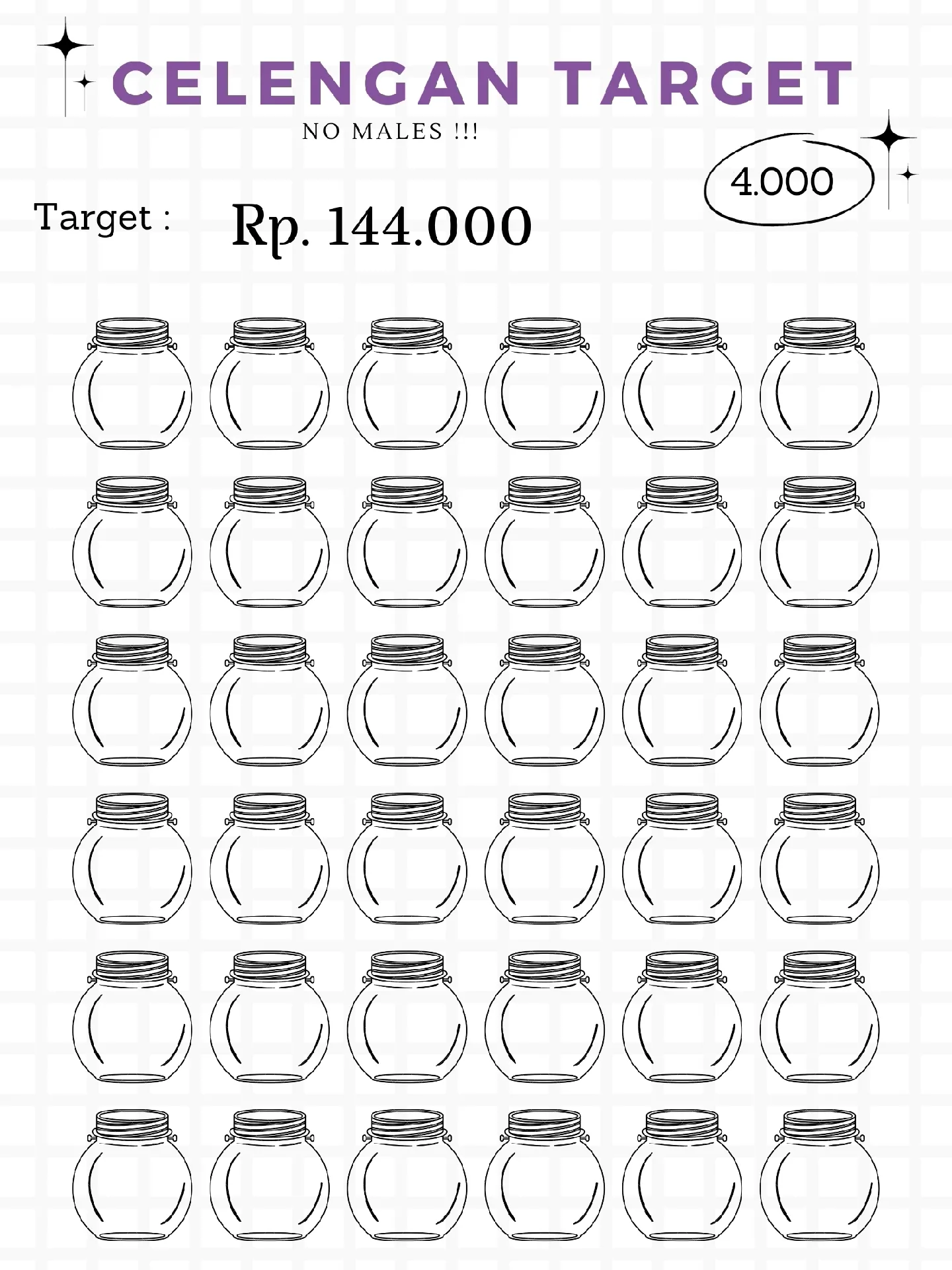 Template Menabung buat pemula⁉️(PT.1) | Galeri diposting oleh poy★ | Lemon8