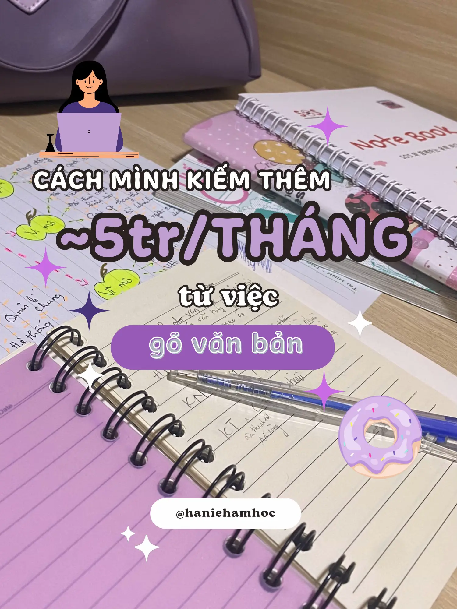 CÁCH MÌNH KIẾM THÊM ~5TR/THÁNG TỪ VIỆC GÕ VĂN BẢN | Bộ sưu tập do Hanie ...