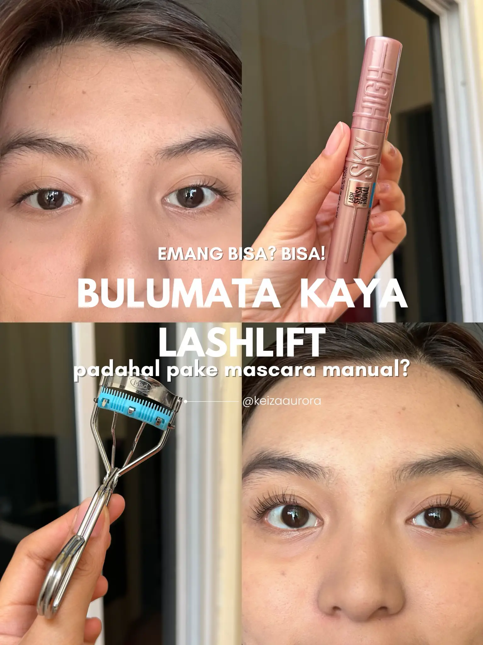 bulumata kaya lashlift tapi pake mascara??🤔💓 | Galeri diposting oleh Keiza Aurora | Lemon8