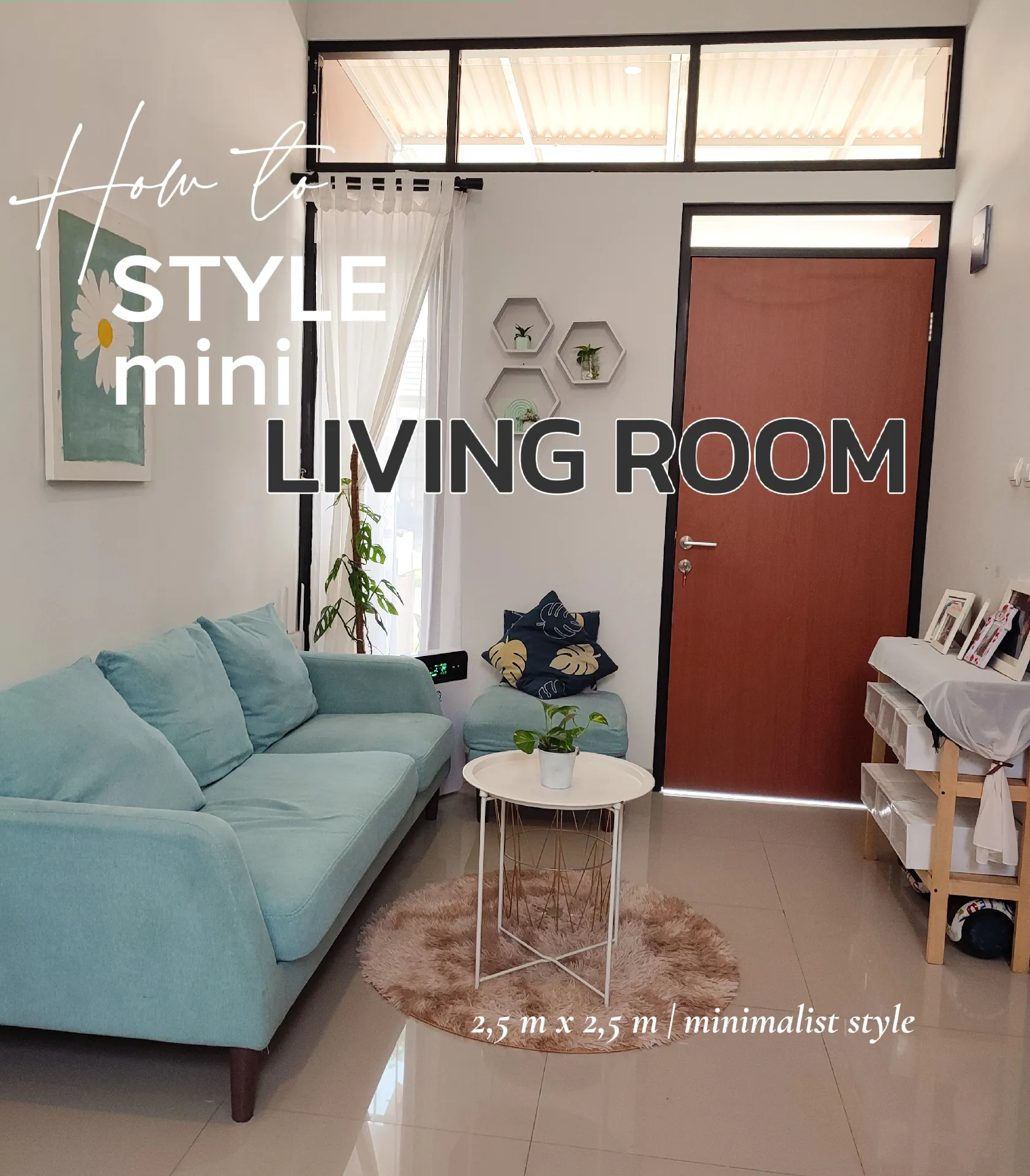 ruang tamu minimalis 2,5m x 2,5m | แกลเลอรีที่โพสต์โดย inintanur | Lemon8