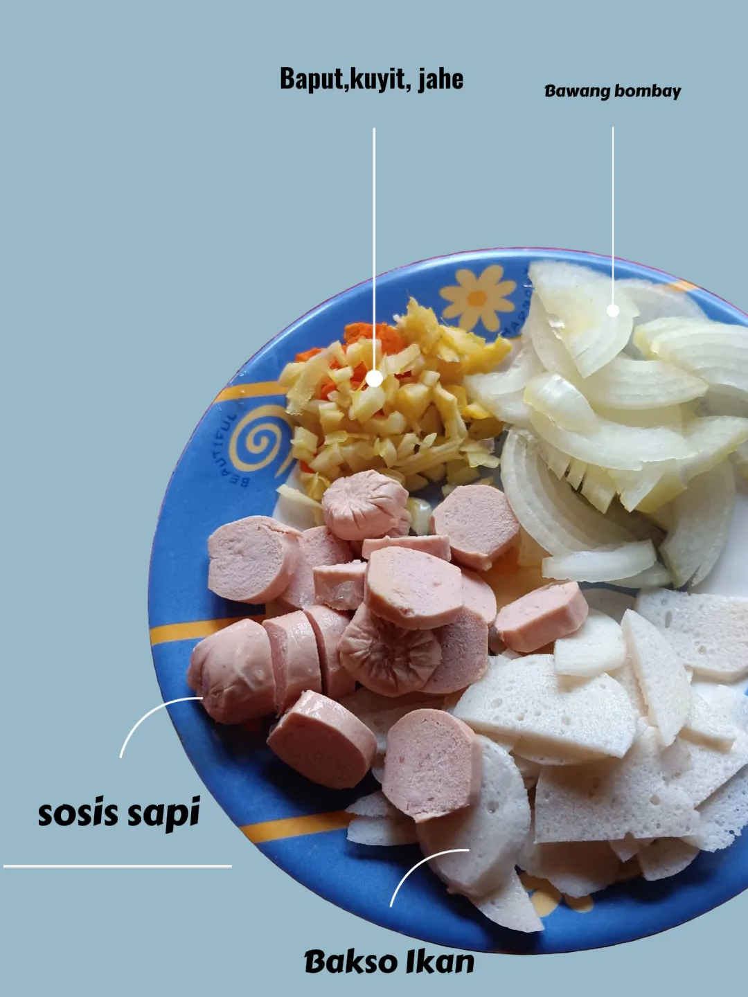Tumis baso ikan & Sosis | Galeri diposting oleh pop corn 🍿 | Lemon8