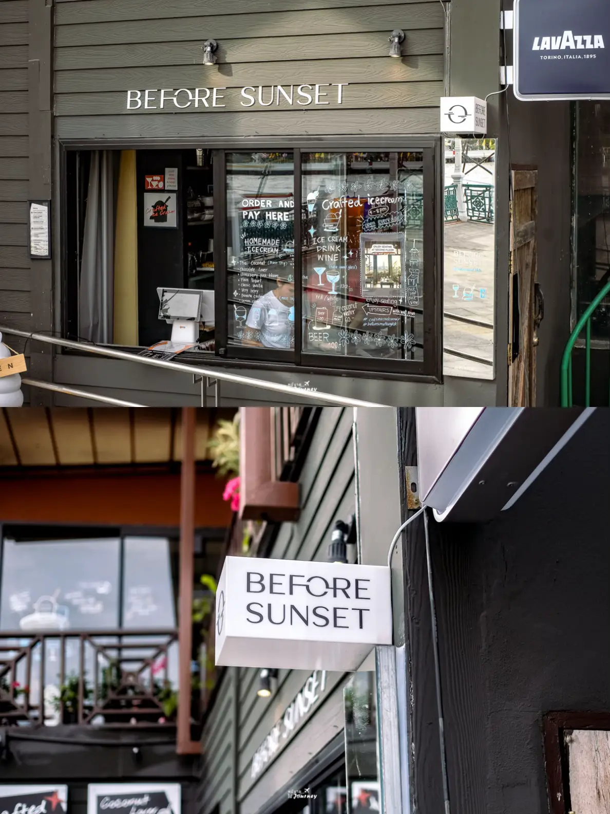 Before Sunset Cafe Ice Cream Moody Neighborhoodティエン🍨🌞 | หนีนายไปJourney ...