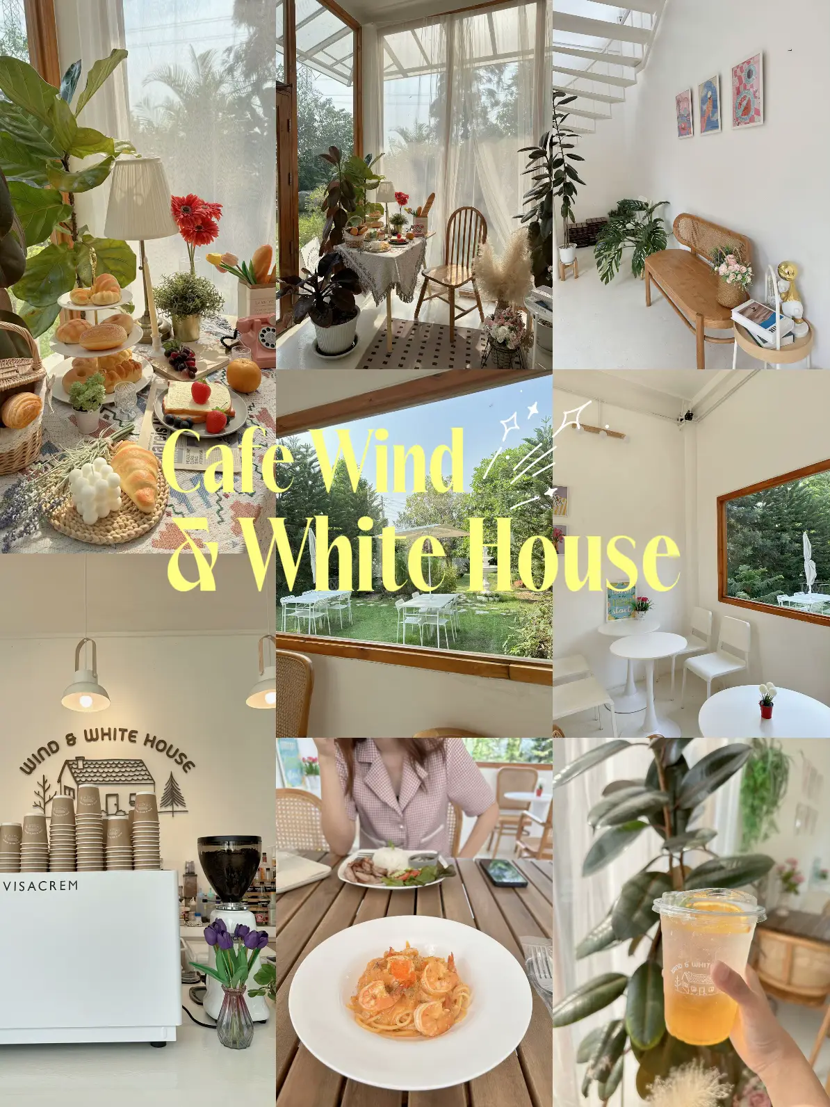 รีวิว Cafe Wind & White House | แกลเลอรีที่โพสต์โดย Mmmaimm🌈 | Lemon8