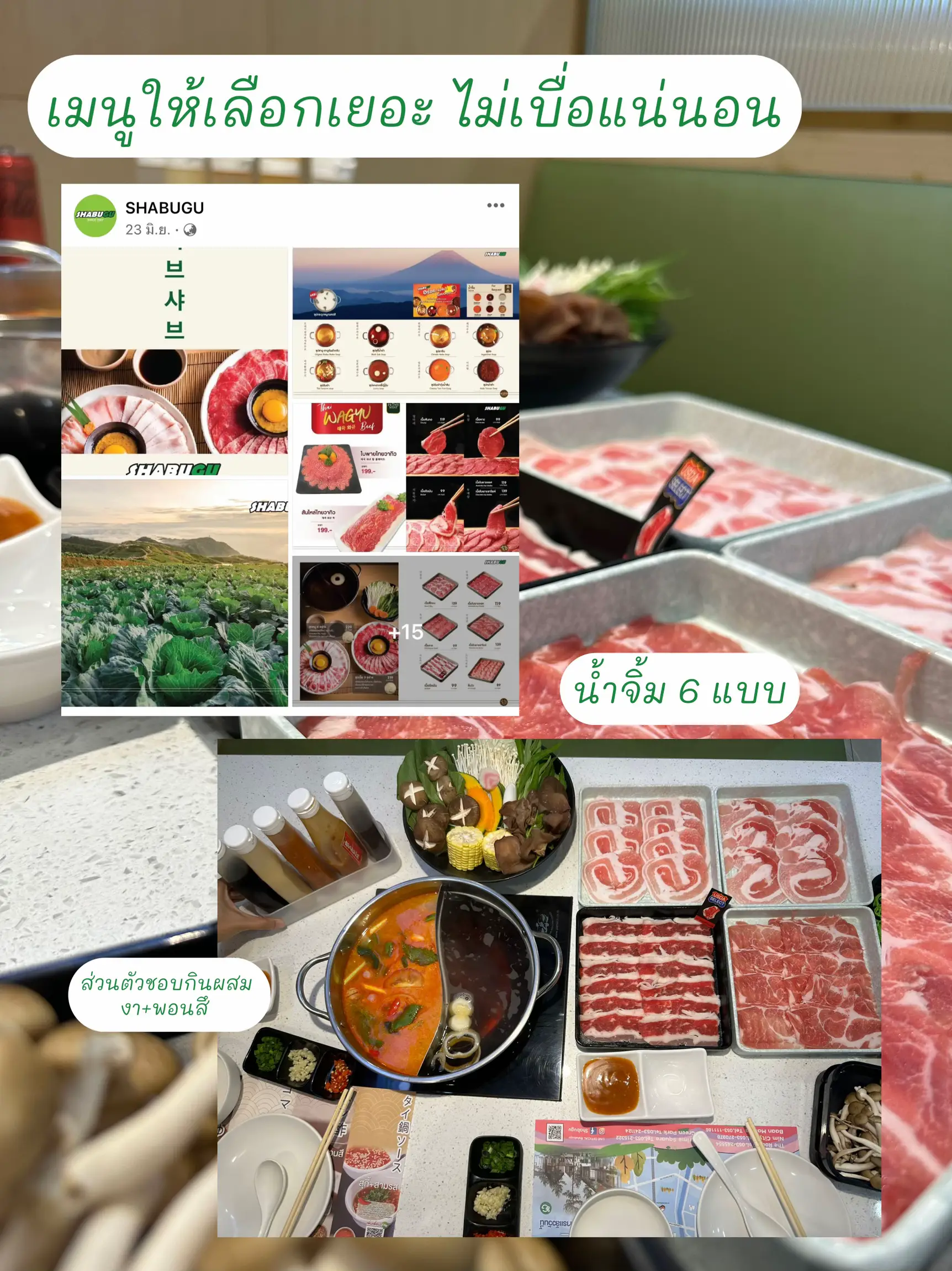 อร่อยปักหมุด 📍SHABUGU!! ไม่อวยย | แกลเลอรีที่โพสต์โดย Jarrji,ʕっ•ᴥ•ʔっ ...