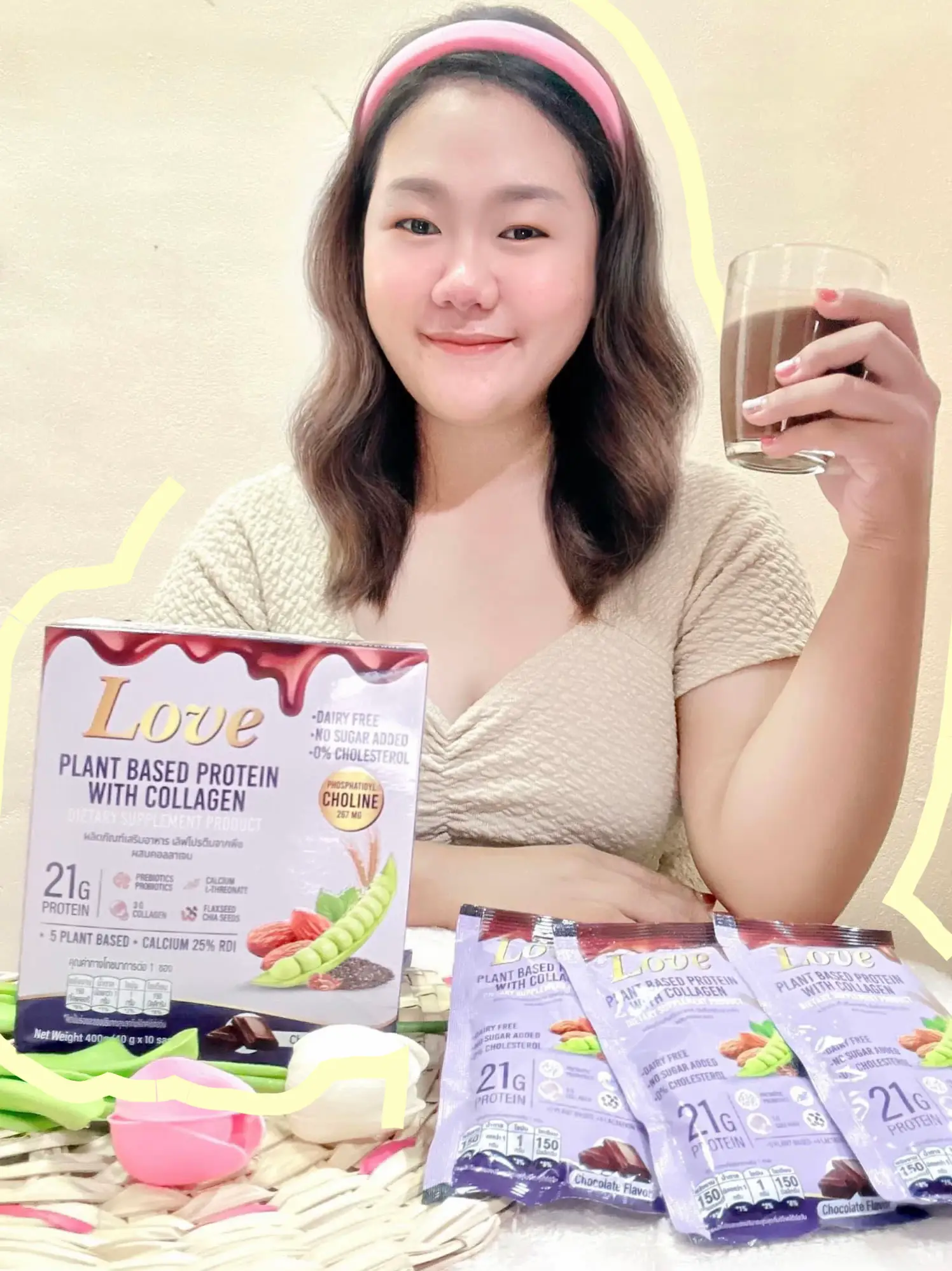 Love Plant Based Protein With Collagen🫛 | แกลเลอรีที่โพสต์โดย Sudarat Riyana | Lemon8