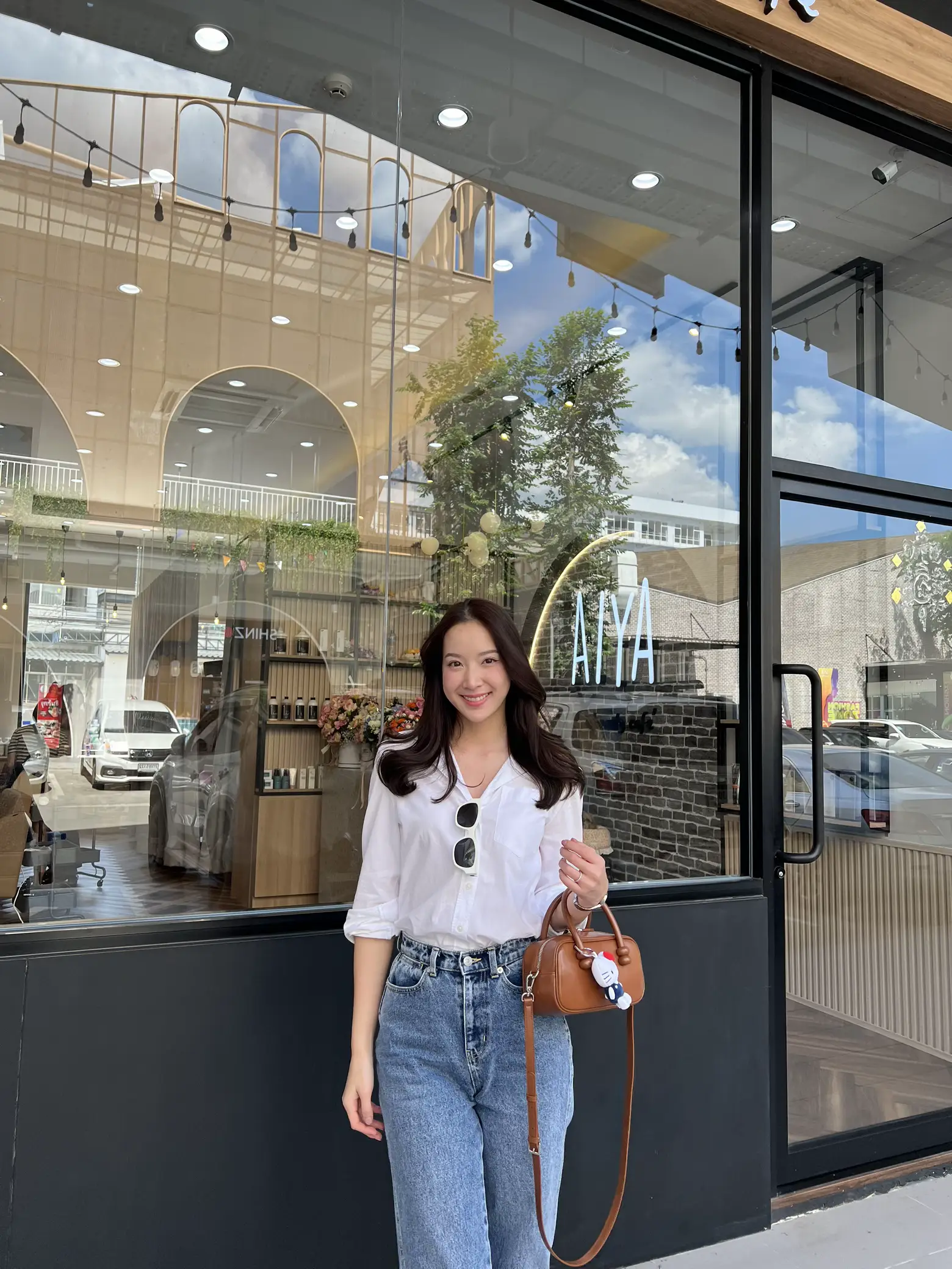 MUVA Boston กระเป๋าหนังวัวแท้ | แกลเลอรีที่โพสต์โดย Muklabel | Lemon8