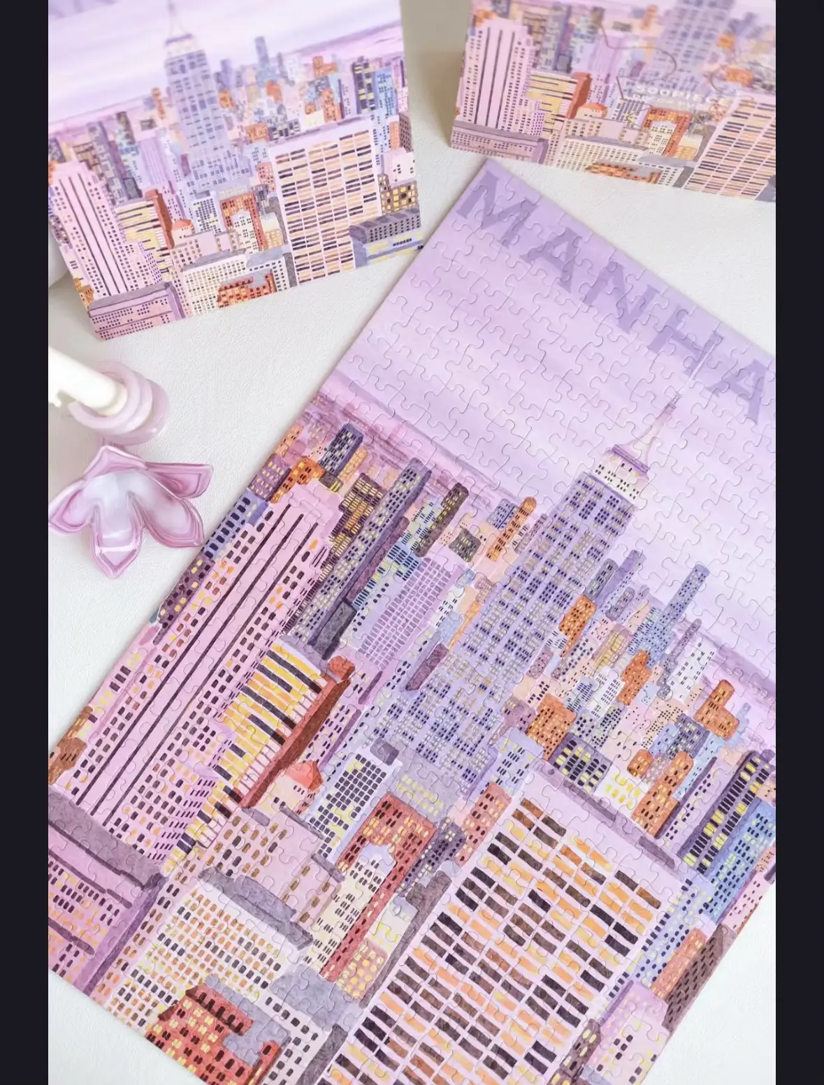 Purple 【Manhattan】💜 | Galeri disiarkan oleh Pinyaa Puzzle | Lemon8