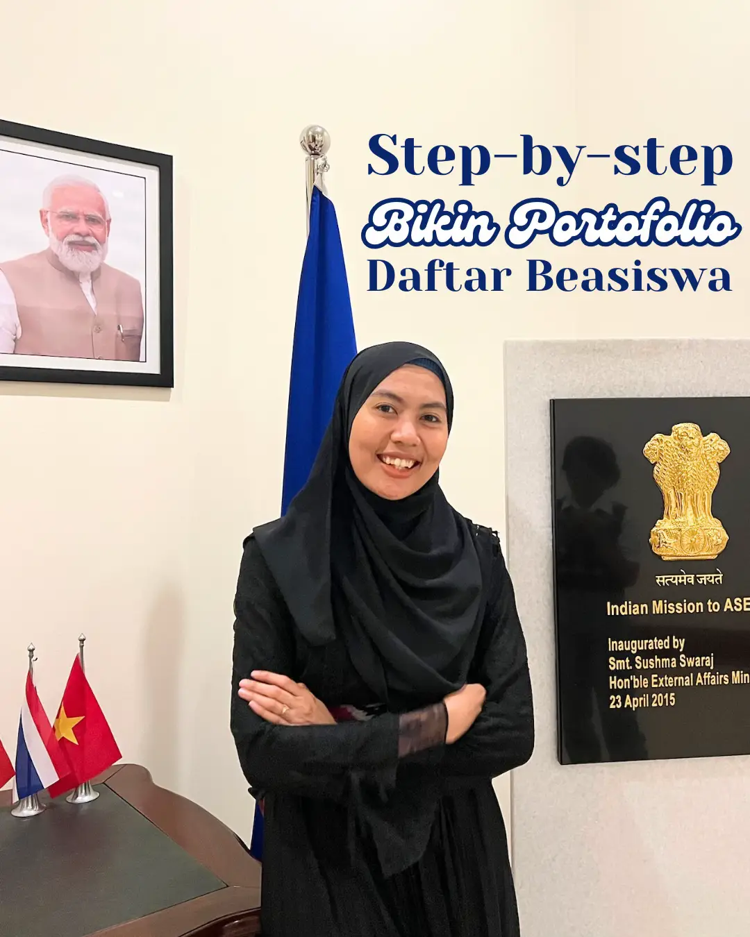 Step by Step Bikin Portofolio Daftar Beasiswa | Galeri diposting oleh Enta Fadila | Lemon8