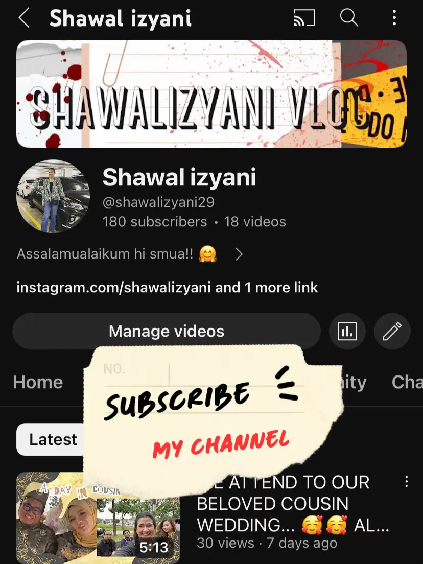 My channel | Galeri disiarkan oleh Sha | Lemon8