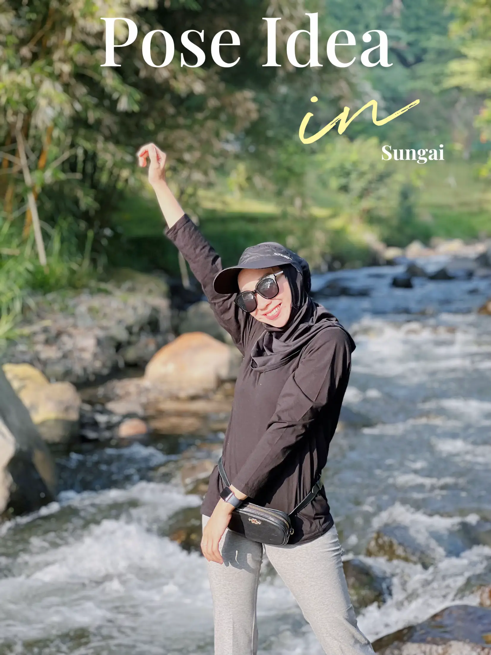 Pose Idea di Sungai | Galeri diposting oleh Mimie | Lemon8