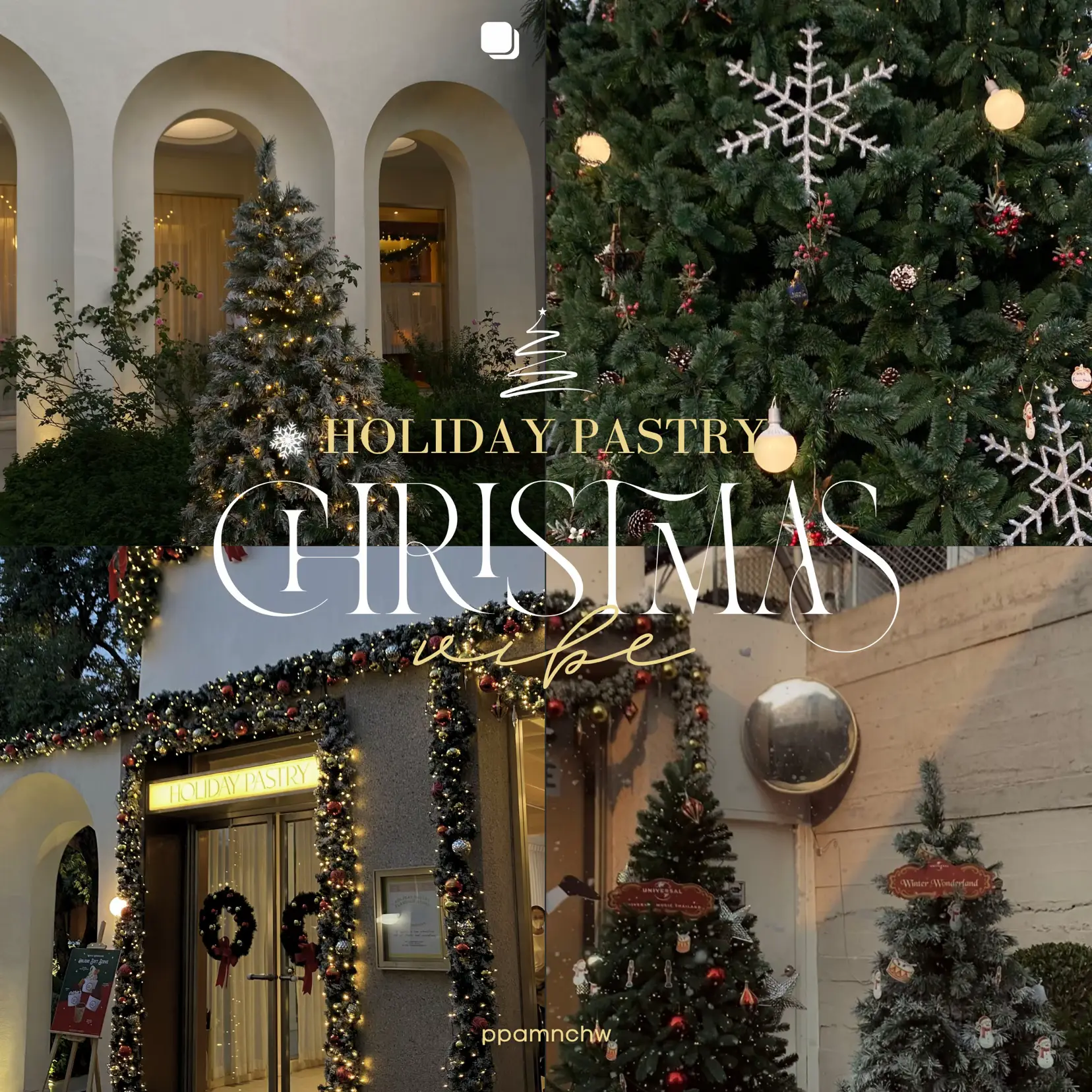 คาเฟ่ธีมคริสต์มาส 🌲 Holiday Pastry 🦌🎅🏻⭐️ (Update 2023) | แกลเลอรีที่ ...