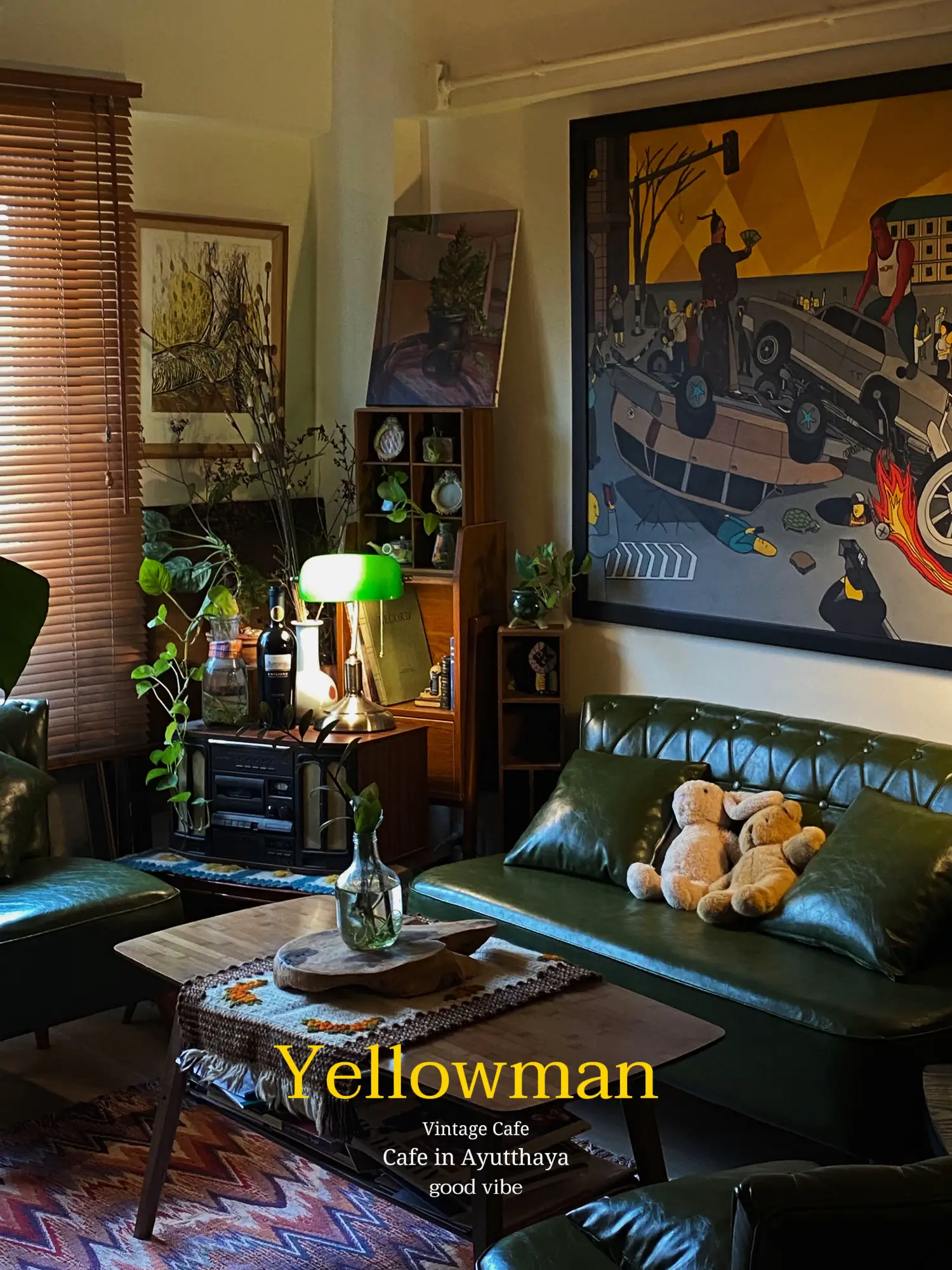 Yellowman คาเฟ่สไตล์วินเทจ ใจกลางเมืองอยุธยา ☕️ | แกลเลอรีที่โพสต์โดย ...