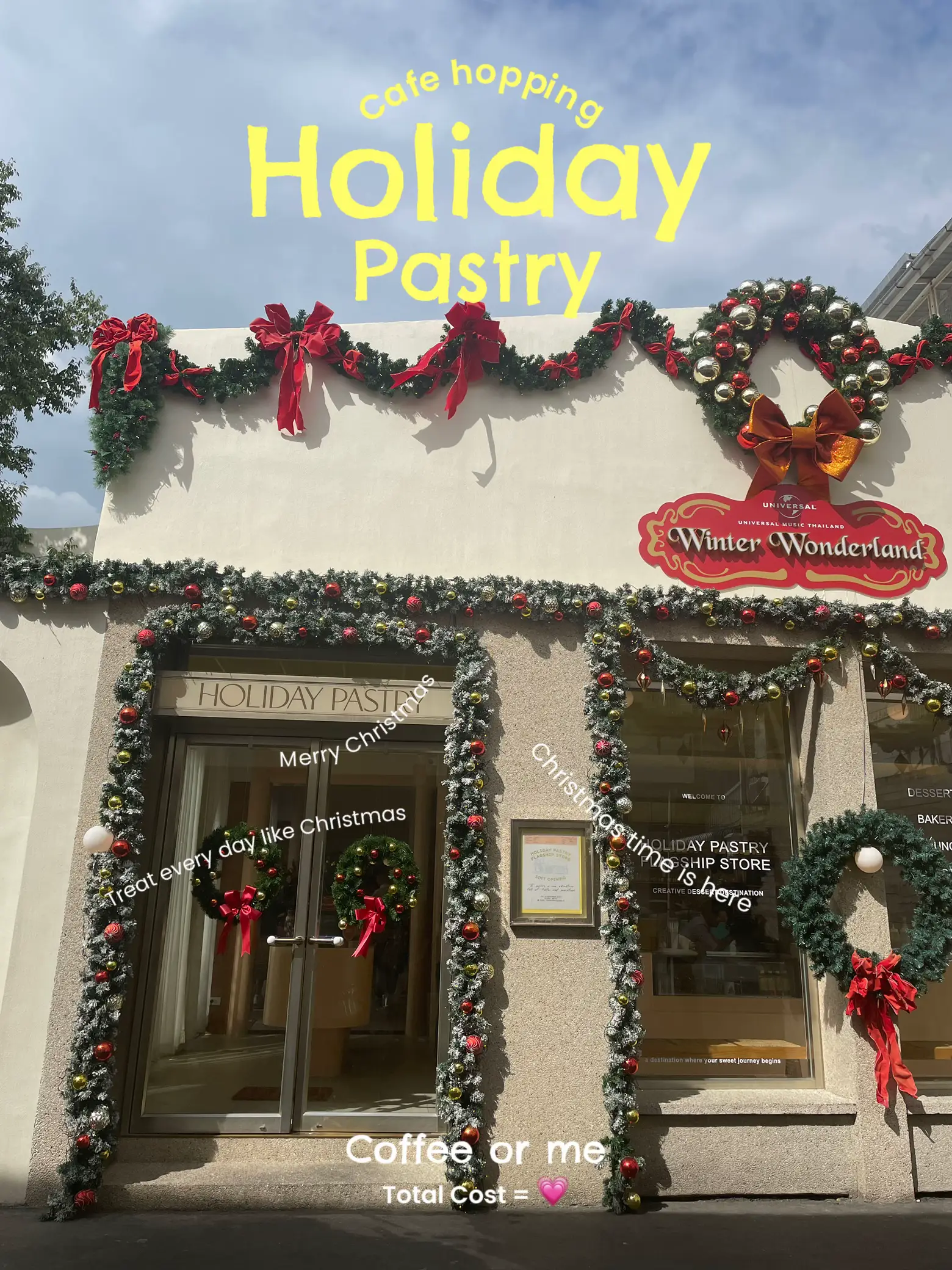 🎄🦌ถ่ายรูปคอนเท้น Christmas ที่ Holiday Pastry กัน 🪄💗 | แกลเลอรีที่โพสต์ ...