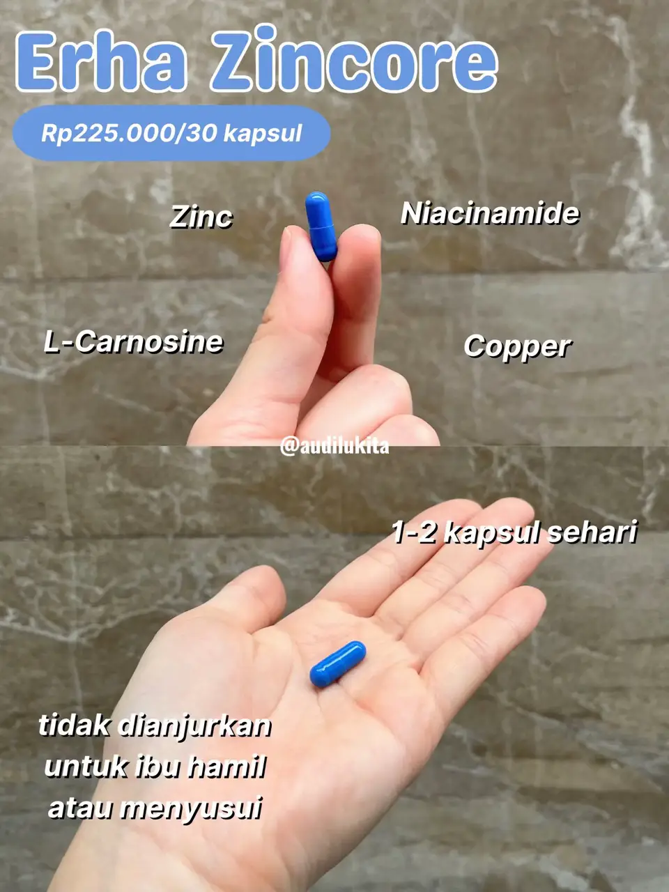Zinc Supplement untuk Luka, Jerawat, dan Rambut! | Galeri diposting oleh Audi Lukita | Lemon8
