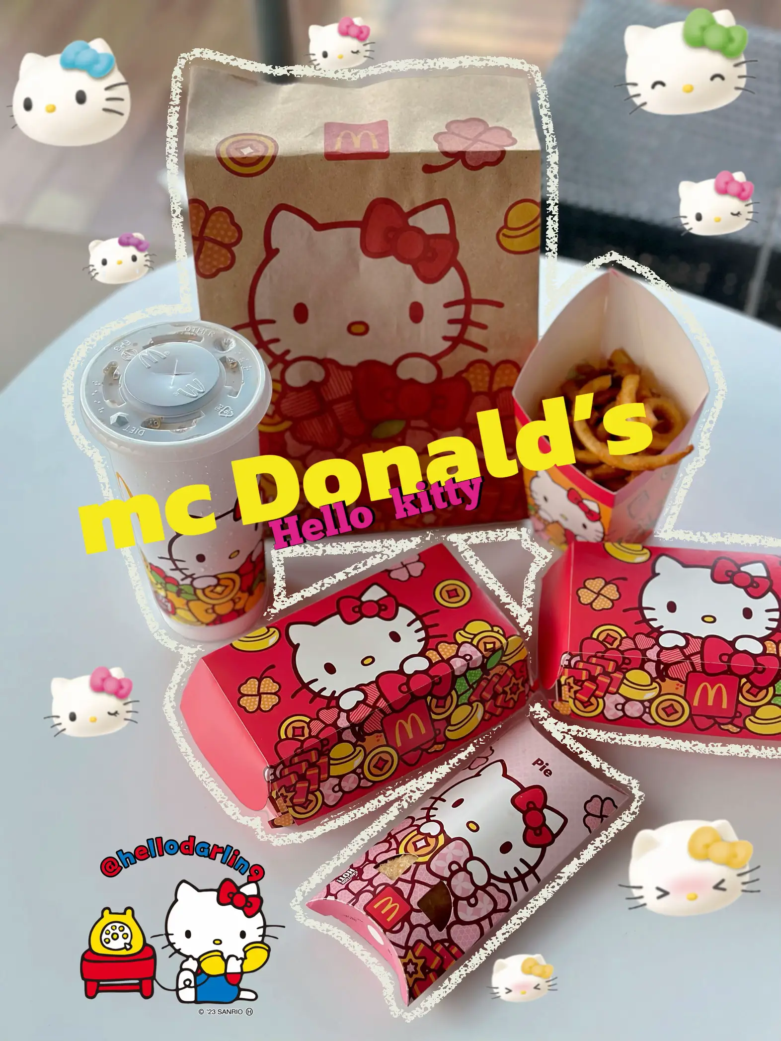 mc Donald’s X hello kitty | แกลเลอรีที่โพสต์โดย คูมโชมชอบรีวิว | Lemon8