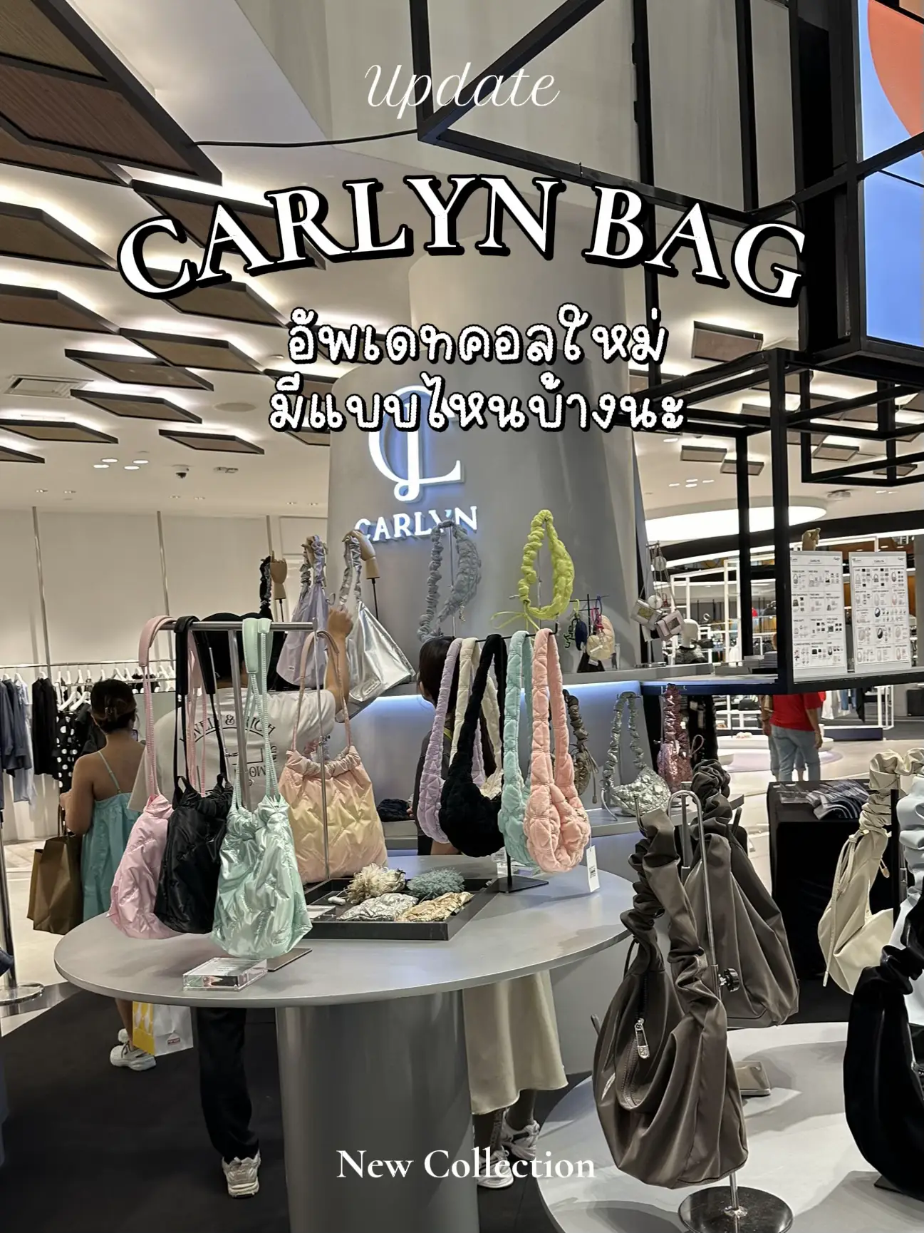 💗อัพเดทกระเป๋า CARLYN คอลใหม่ | แกลเลอรีที่โพสต์โดย Kade.journal🍃 🏻 | Lemon8