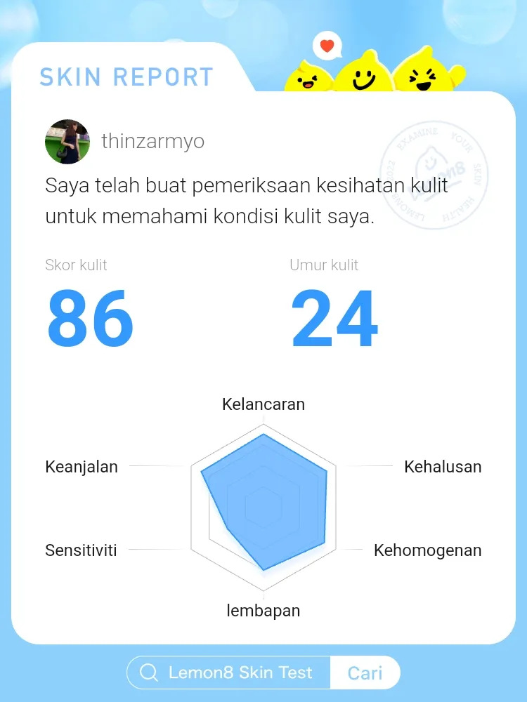Laporan Kulit Saya | Galeri disiarkan oleh ThinZar Myo | Lemon8