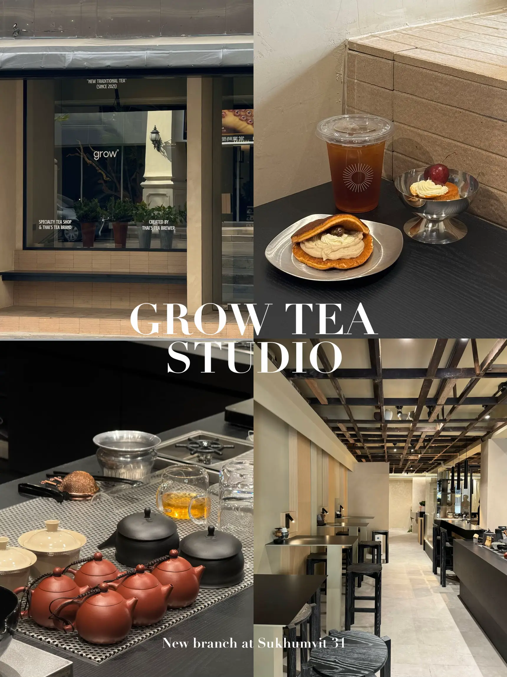 Grow Tea Studio : New branch at Sukhumvit 31🍵 | แกลเลอรีที่โพสต์โดย ...
