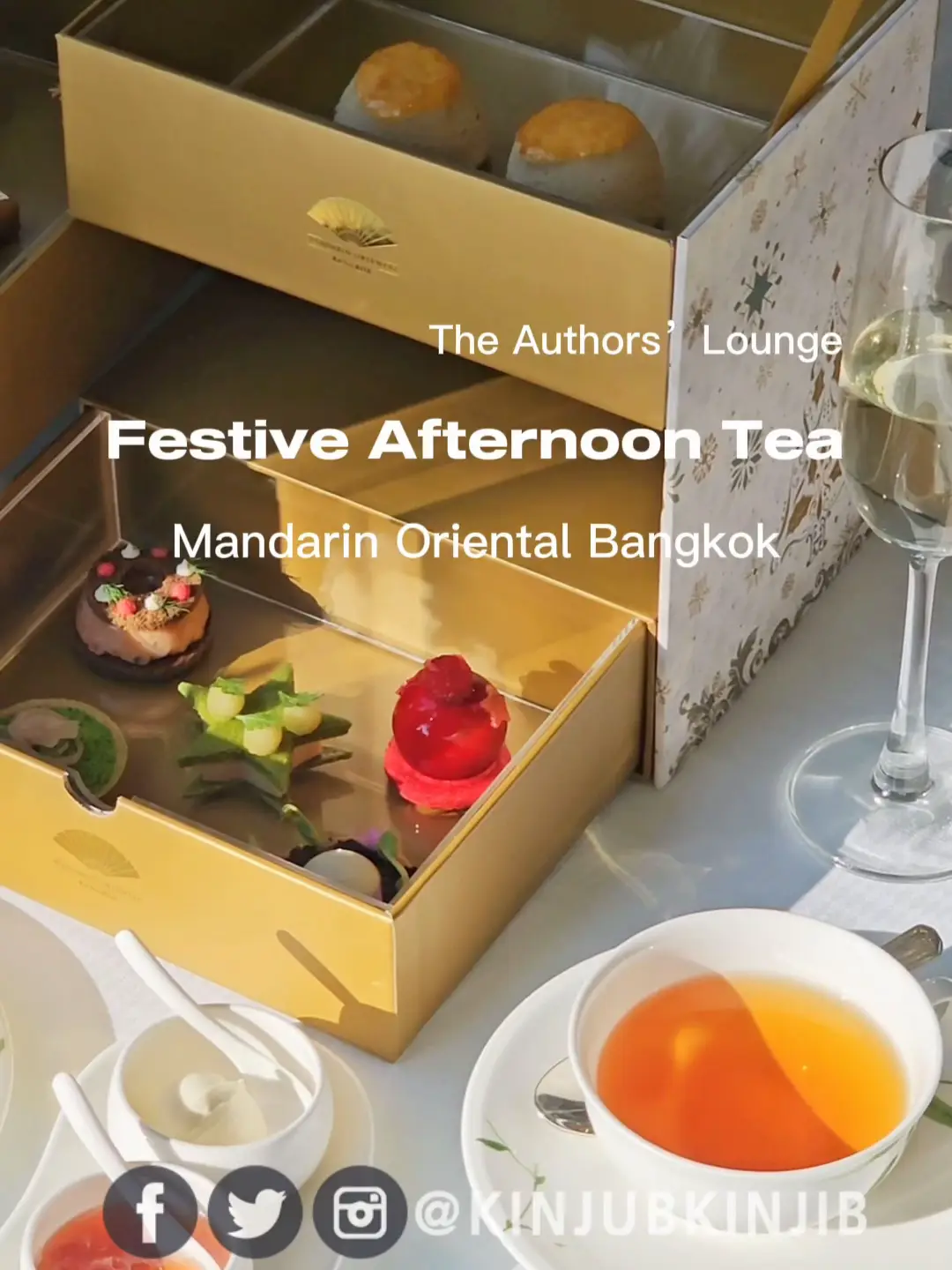 ชวนแวะมาจิบน้ำชายามบ่ายที่ Mandarin Oriental Bangkok | วิดีโอที่เผยแพร่โดย kinjubkinjib | Lemon8