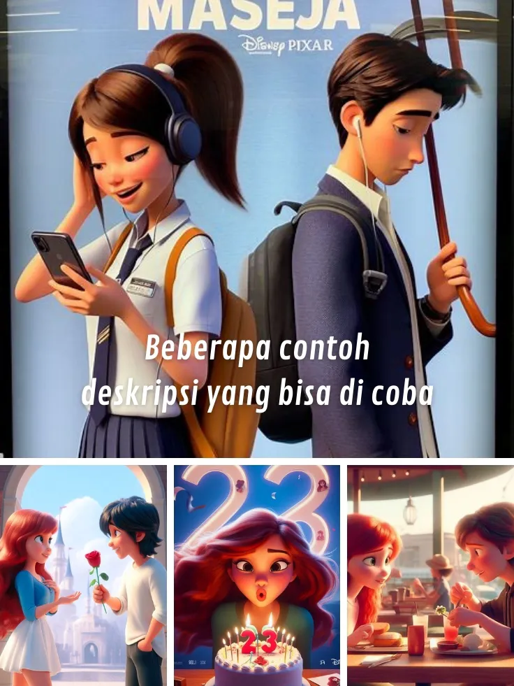 Disney Pixar Poster - contoh kalimat | Galeri diposting oleh sellvyyy_ | Lemon8